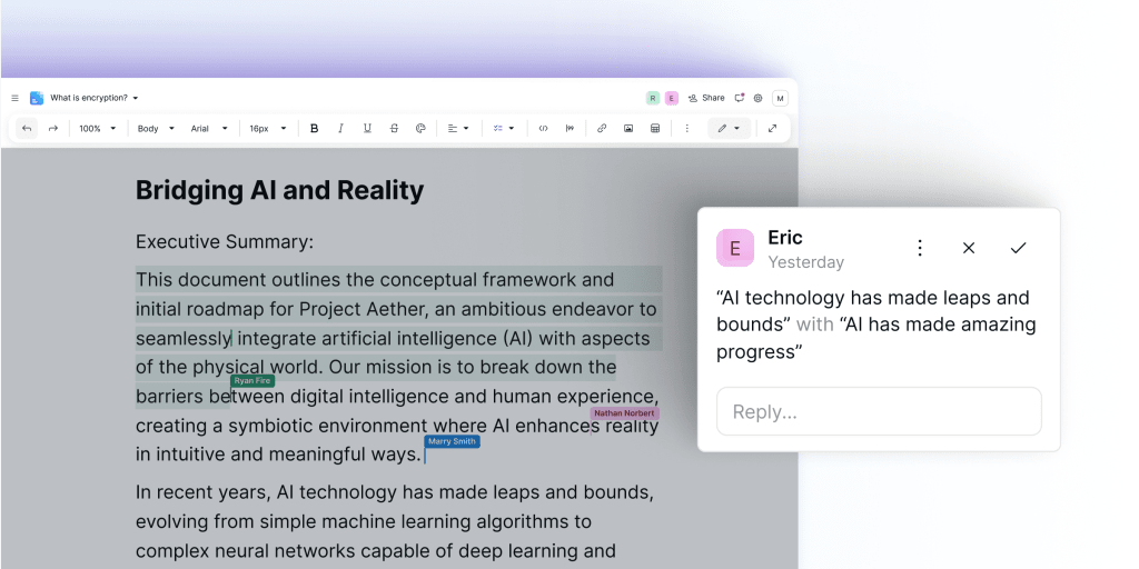 Proton S Google Docs Clone Is Here Fast Company