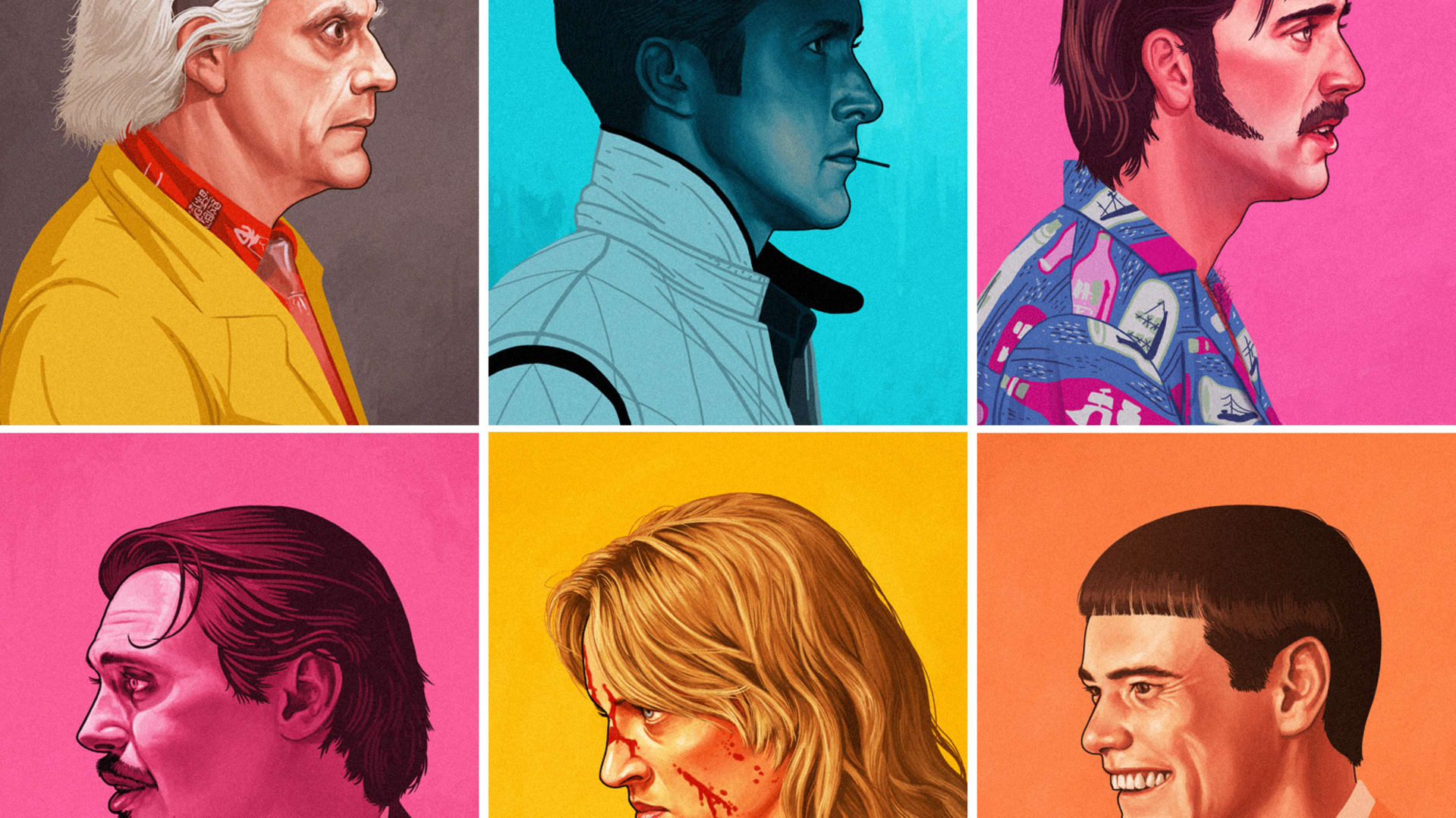 Mesmerizing Grainy GIF Portraits Capture Movie Characters' Essence ...