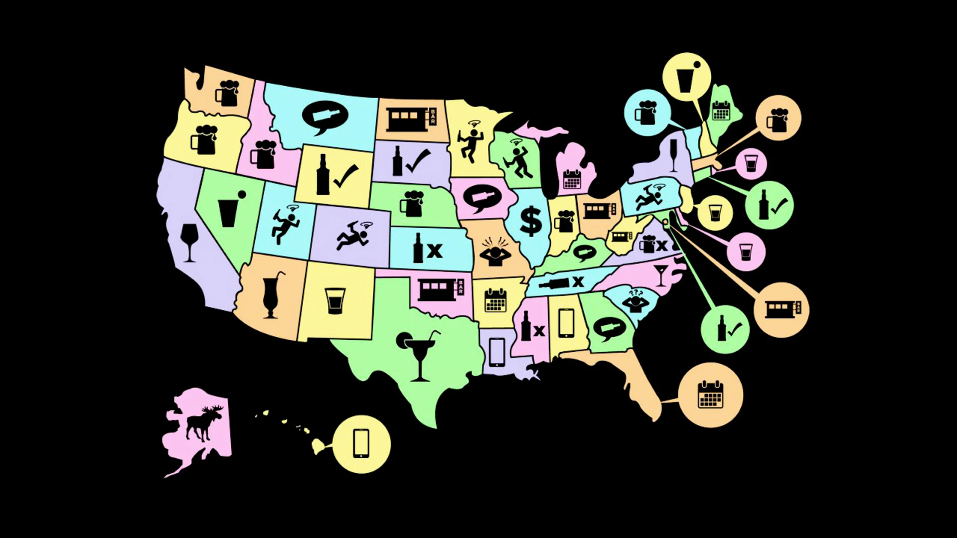 Infographic: How America Gets Drunk, State by State - Fast Company