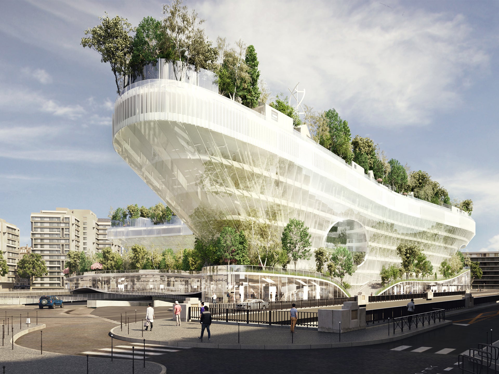 Paris Is Building A Floating Village In The Middle Of A Forest - Fast ...