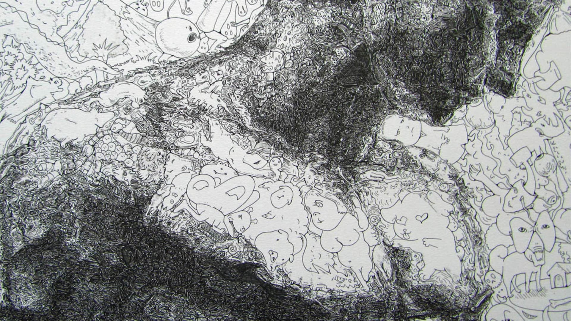 Look Closer, And That Mona Lisa's Made From Thousands Of Doodles - Fast ...