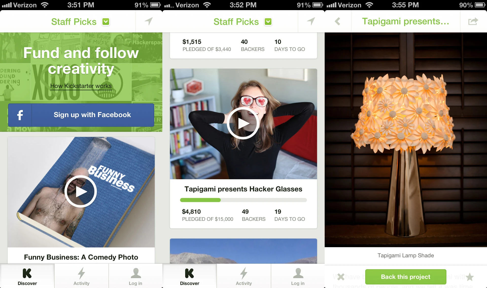 kickstarter app - Fast Company