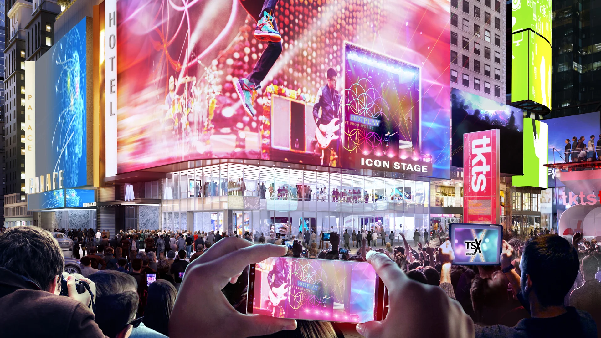 Times Square's newest extravagance: 46 stories of maximalist retail ...