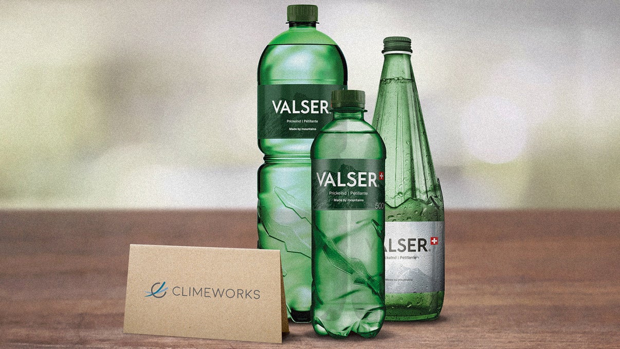 This sparkling water is the first drink to get its fizz from CO2 ...