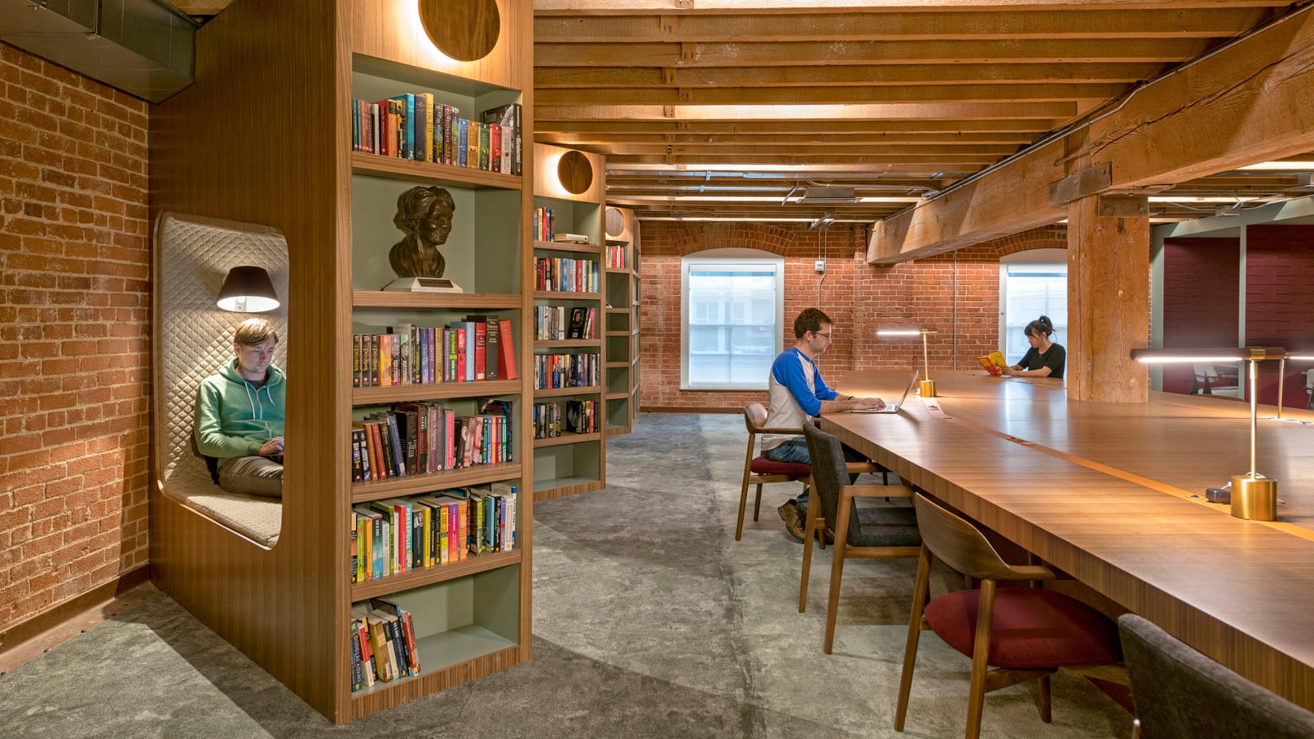 More people are working remotely, and it's transforming office design ...