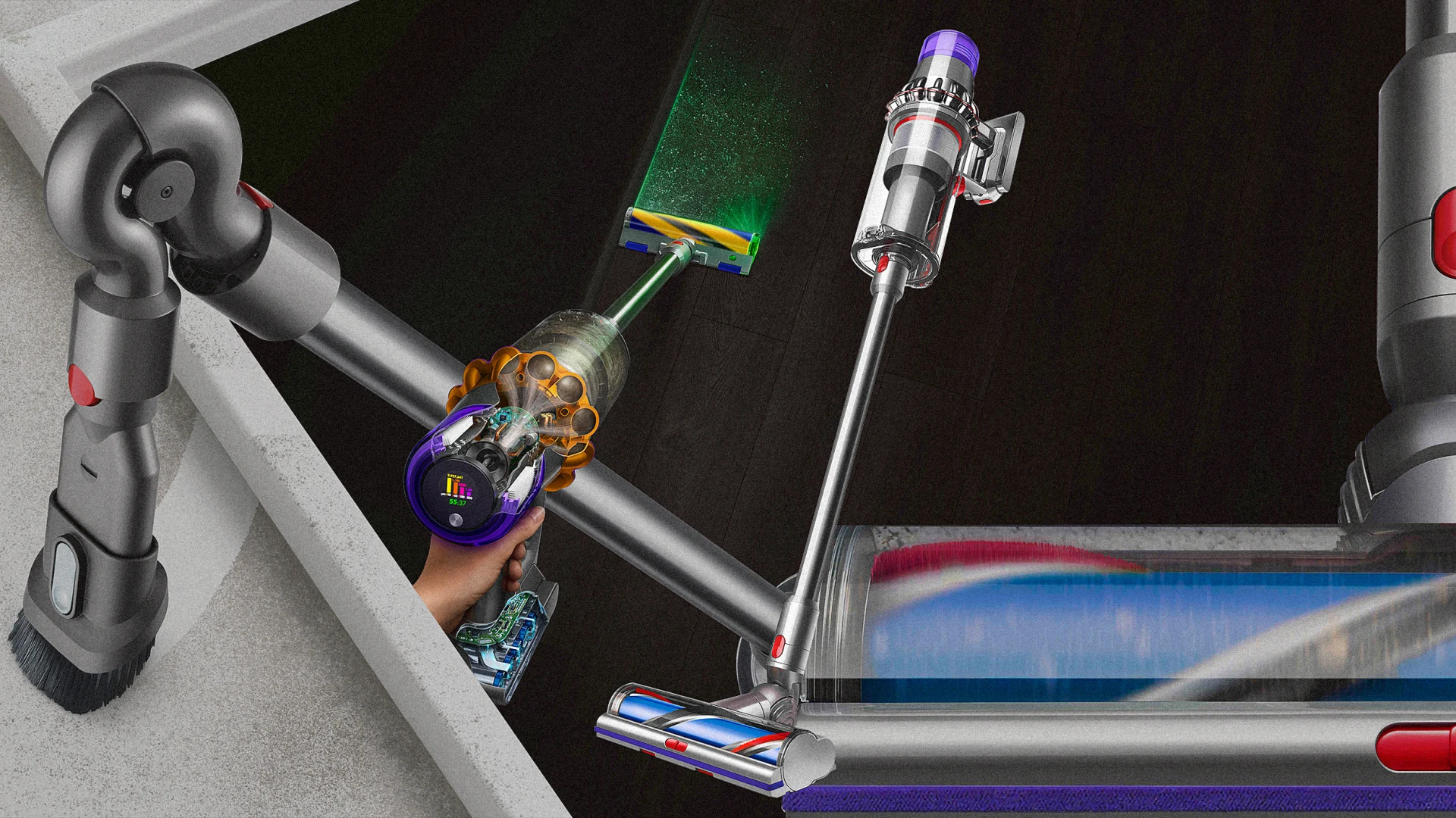 Dyson's latest vacuum shoots green laser beams - Fast Company