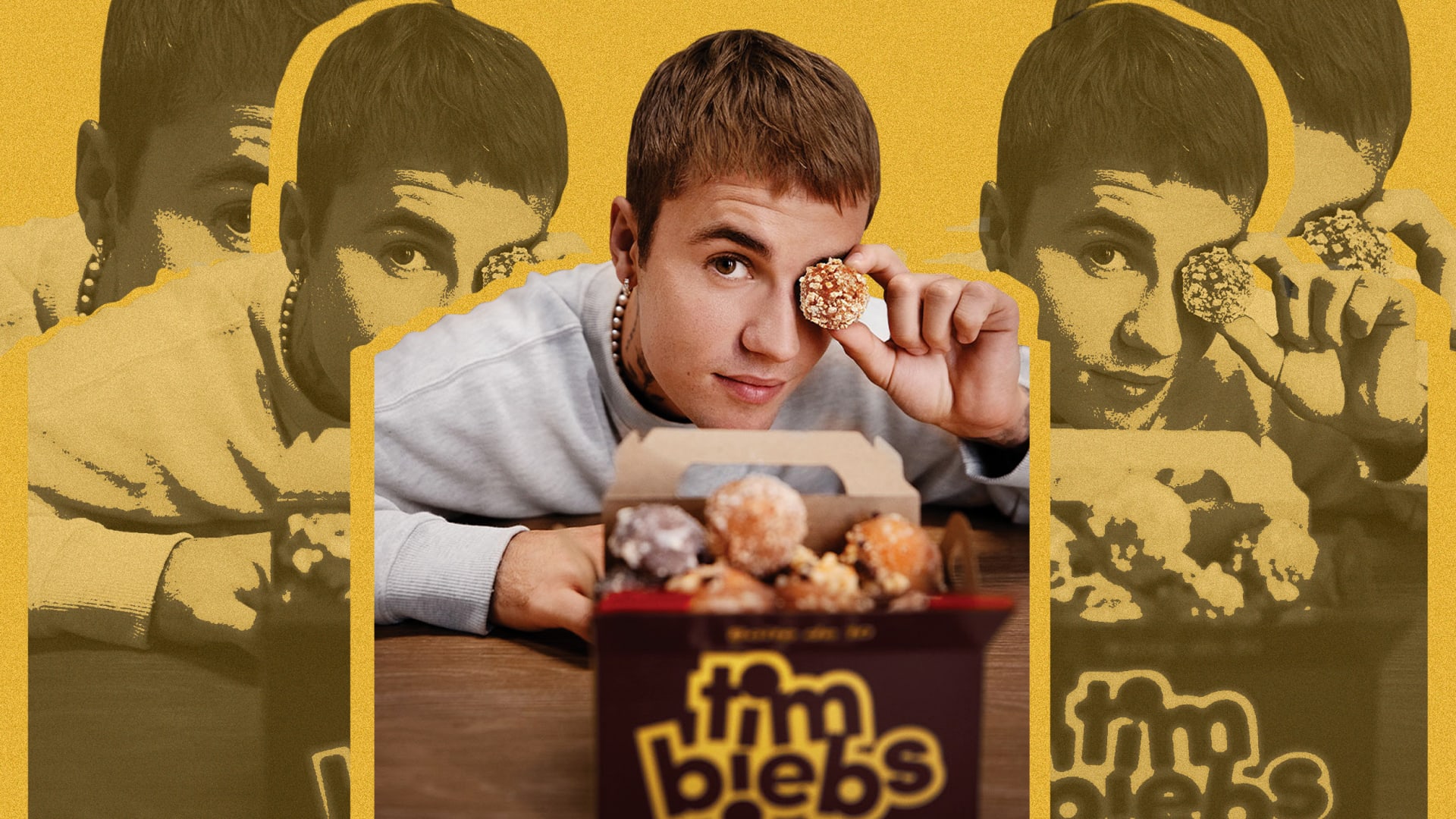 Justin Bieber is collaborating with coffee chain Tim Hortons on donuts ...