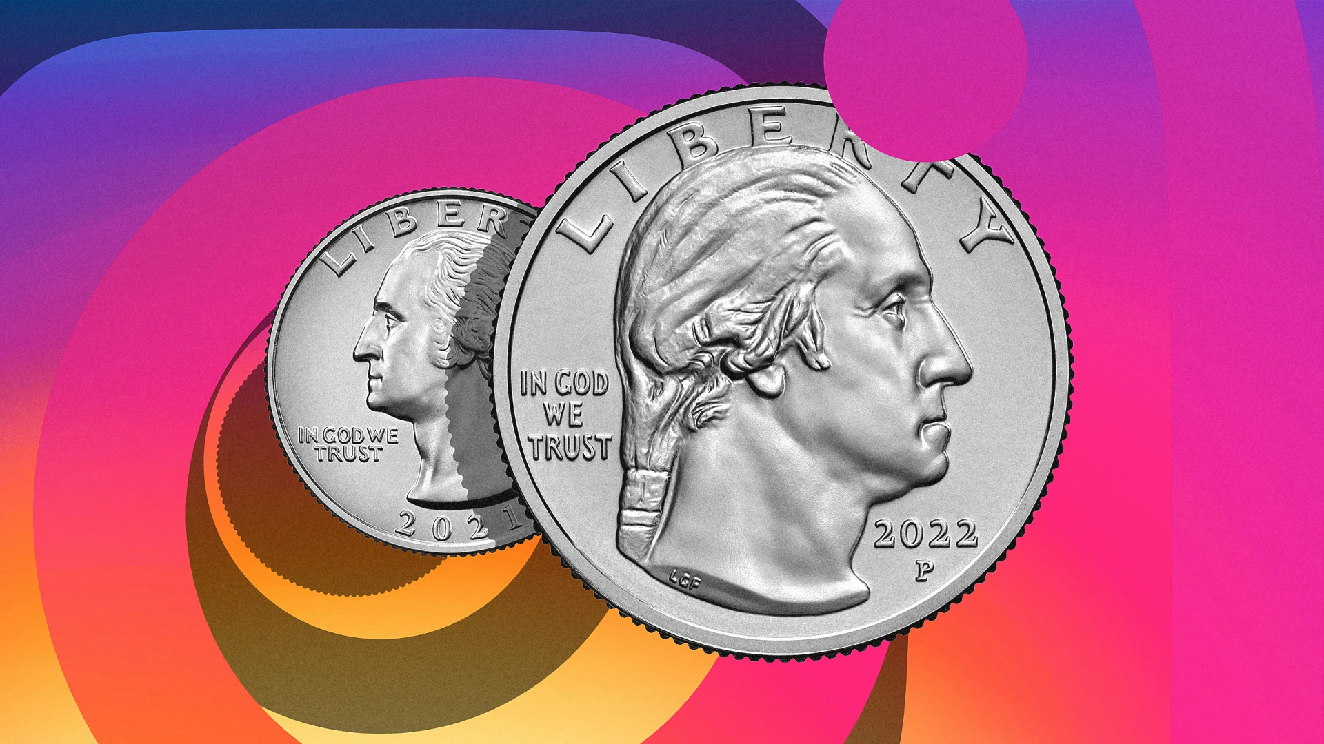 How a small change to U.S. quarters is part of a big trend in logo design