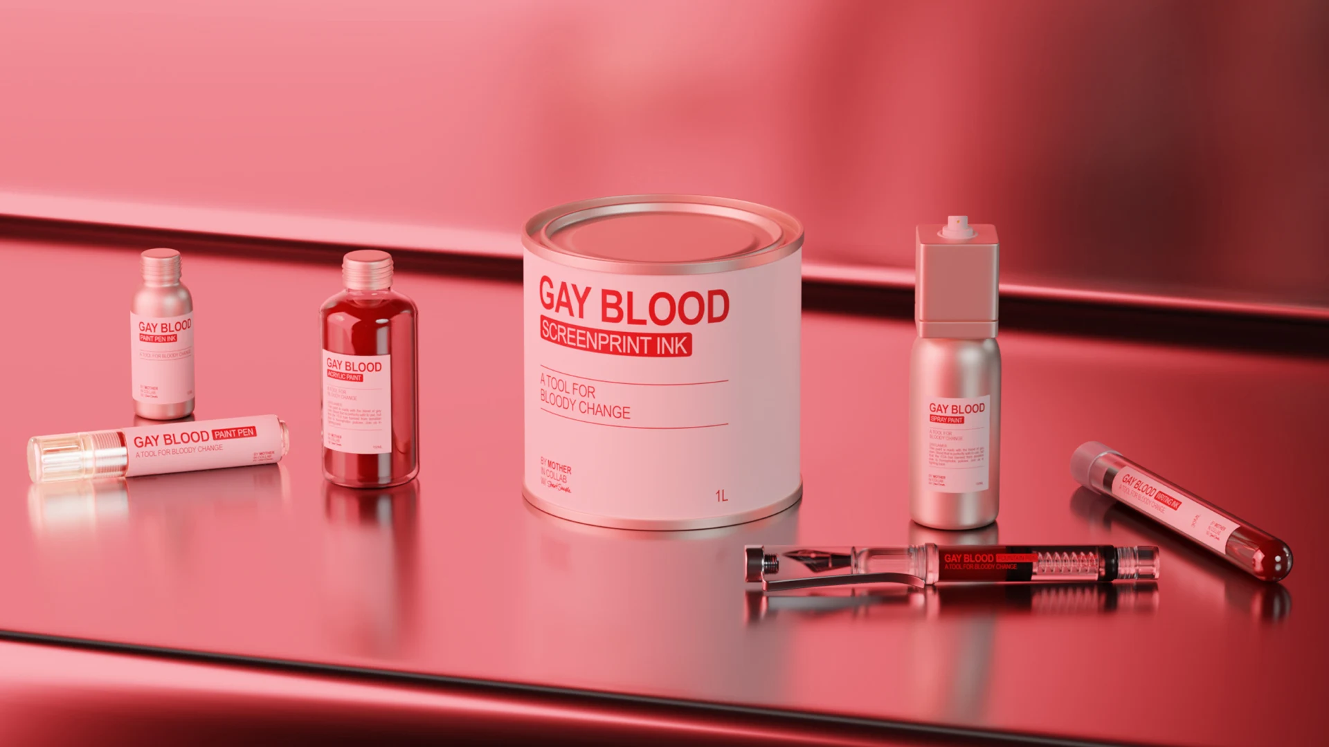 You can now buy red paint made from real blood donated by gay men ...