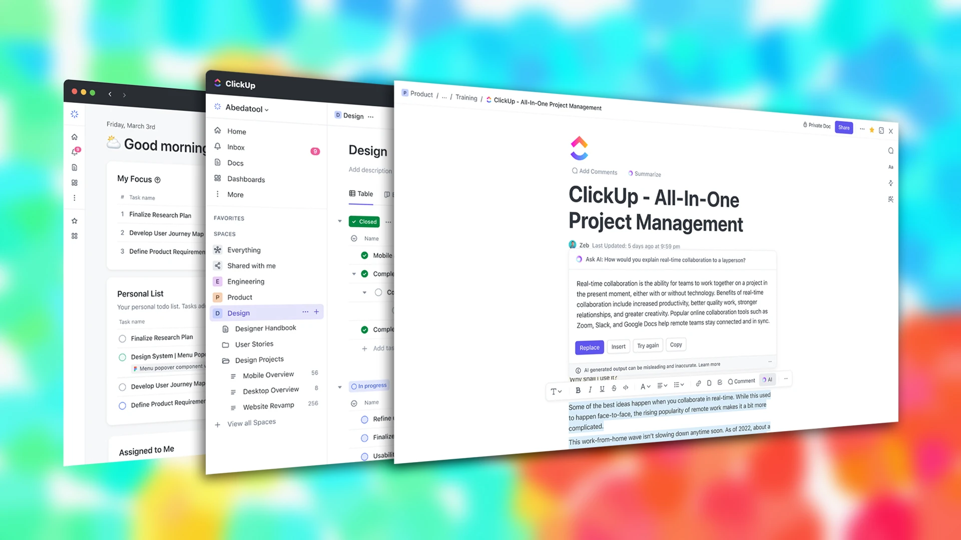 ClickUp goes beyond project management with new AI features