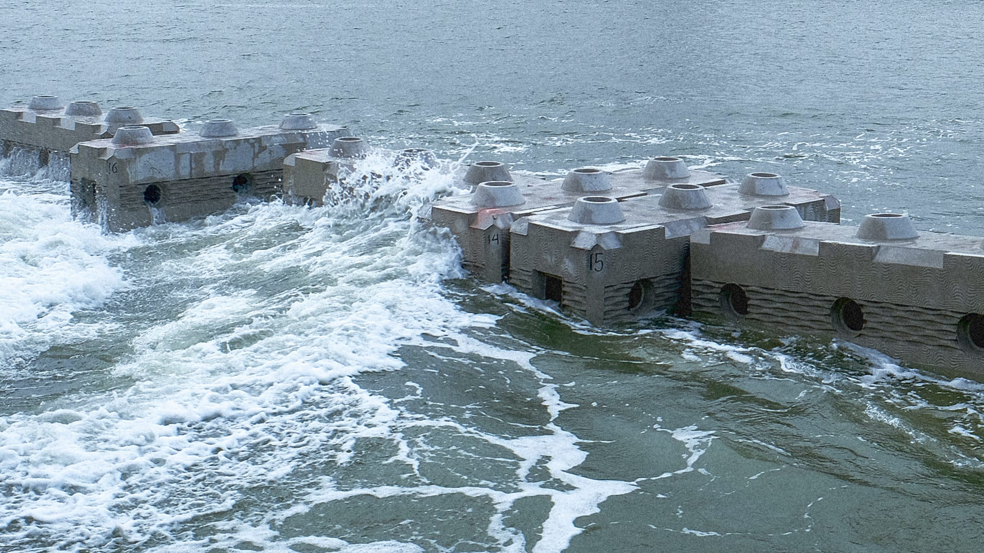 These artificial reefs look like massive Lego blocks and double as a ...