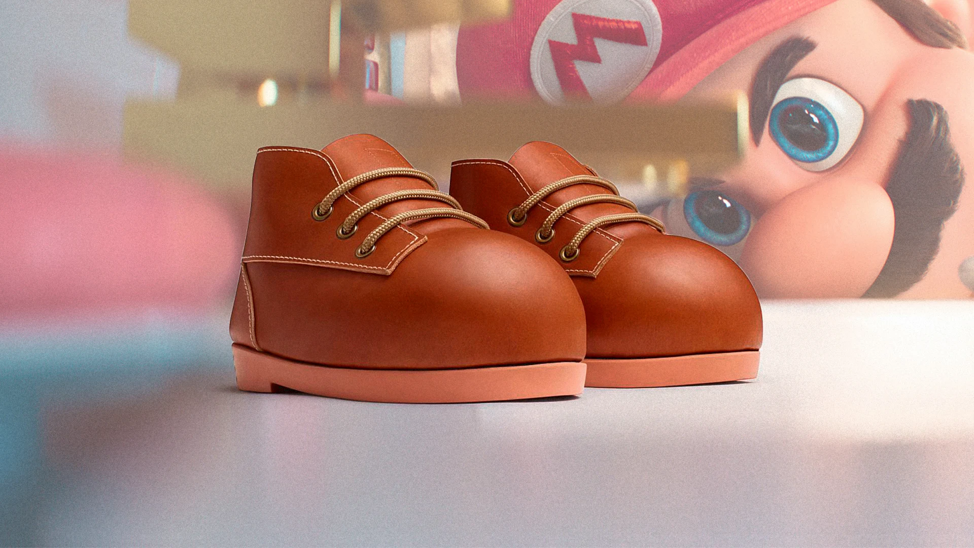 Where can we get a pair of those Super Mario boots?