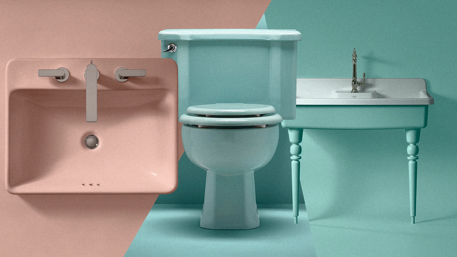 Kohler's colorful bathroom fixtures are back