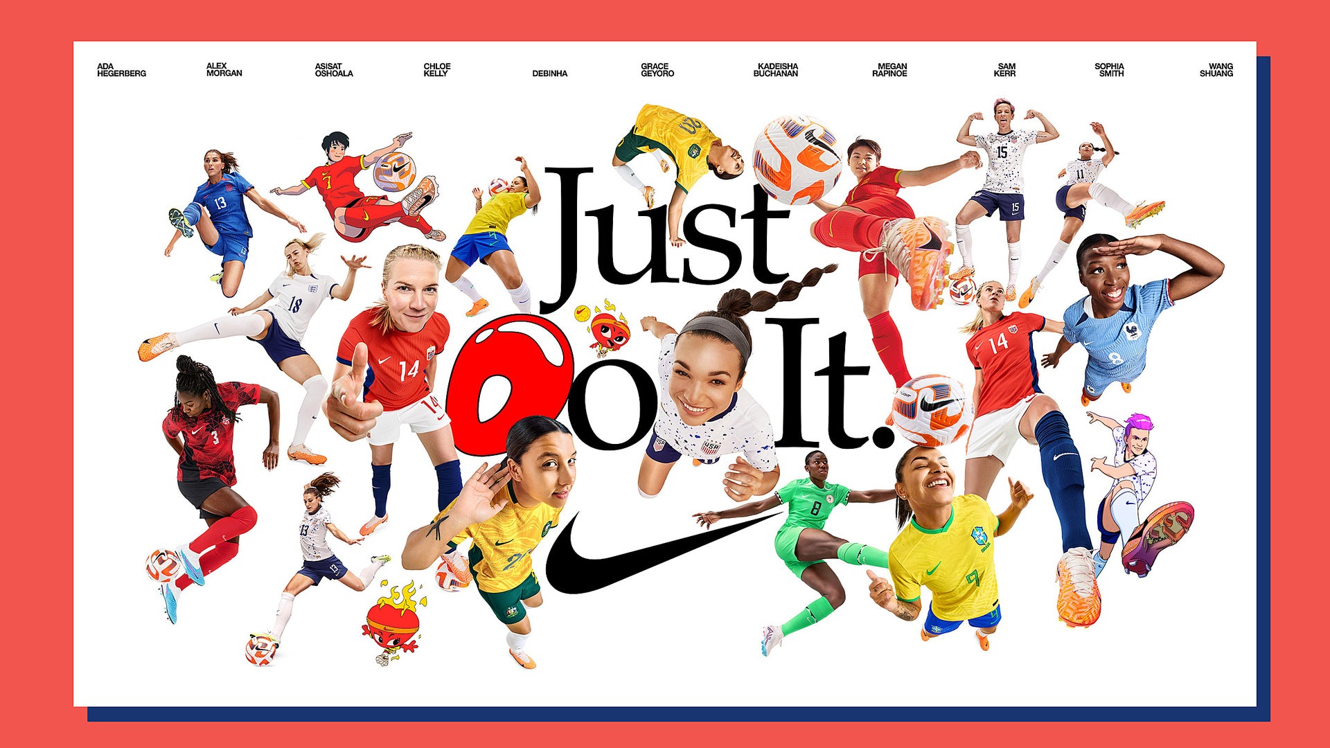Move over, Barbie. Nike spotlights the icons of the Women's World Cup