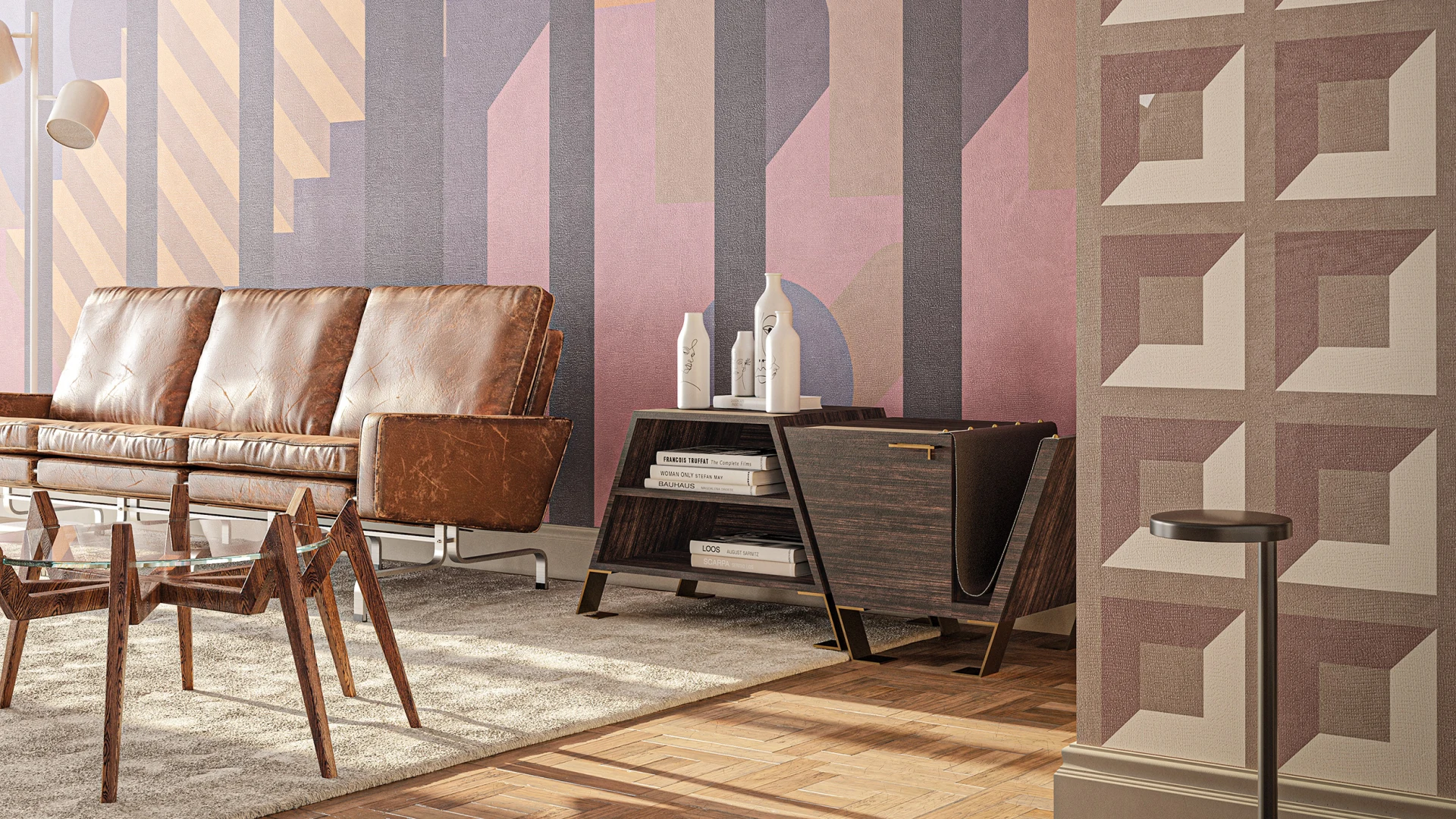 These wallpaper designs turn your home into an M.C. Escher drawing