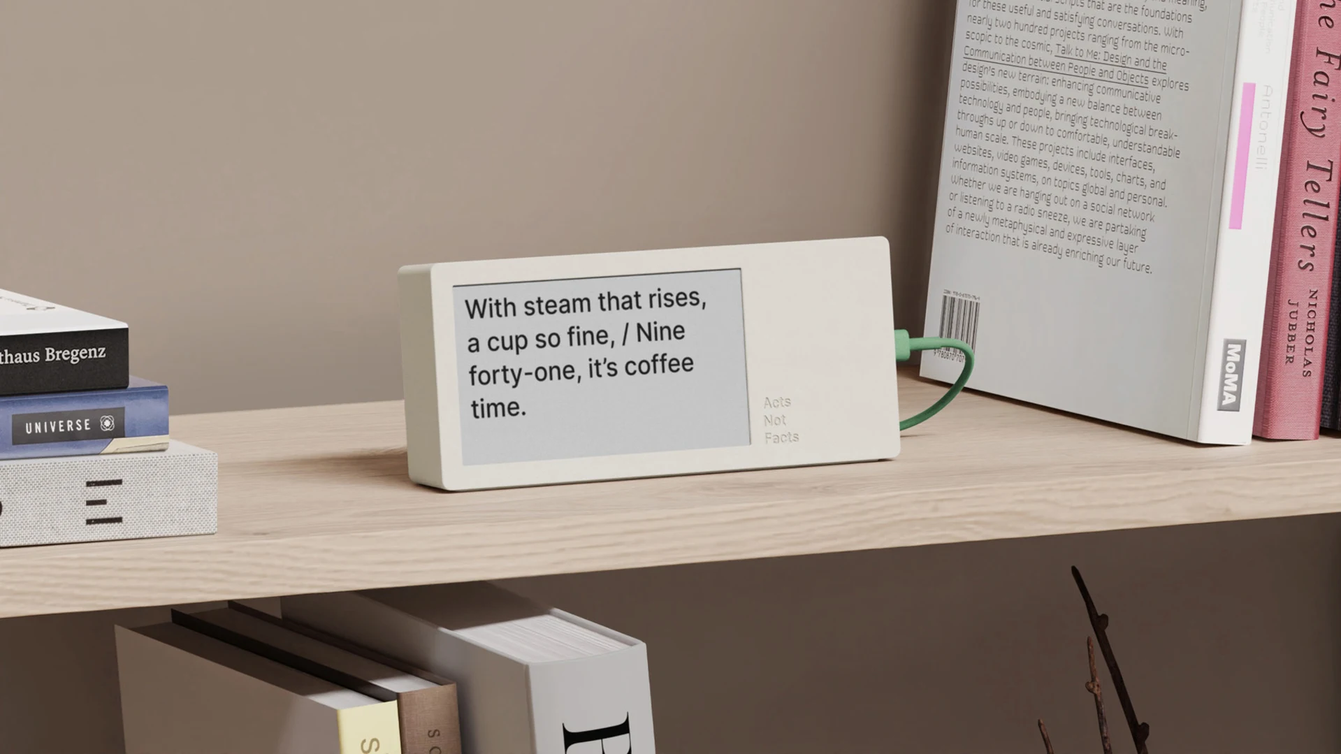 The Poem/1 clock is the playful gadget AI needs right now