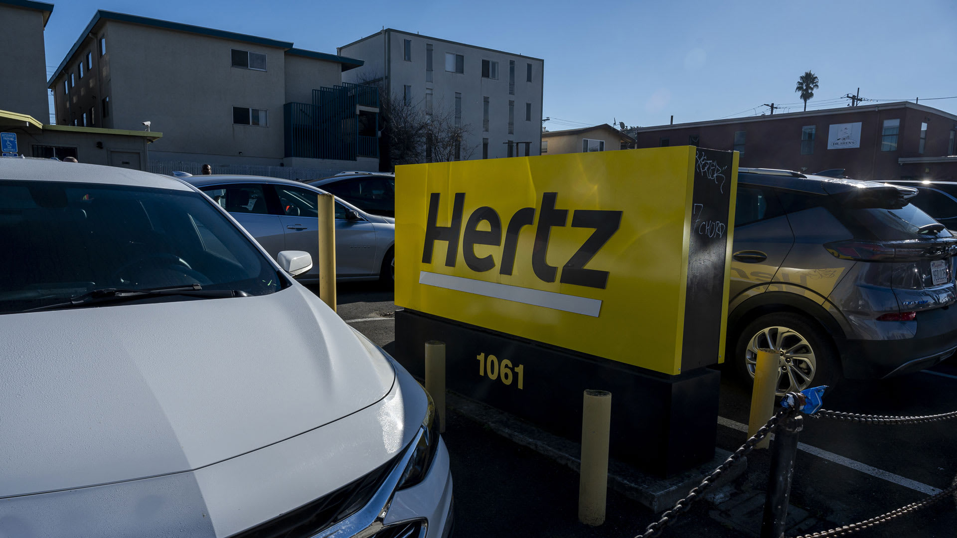 Hertz rental car downgraded by Morgan Stanley amid shift away from EVs