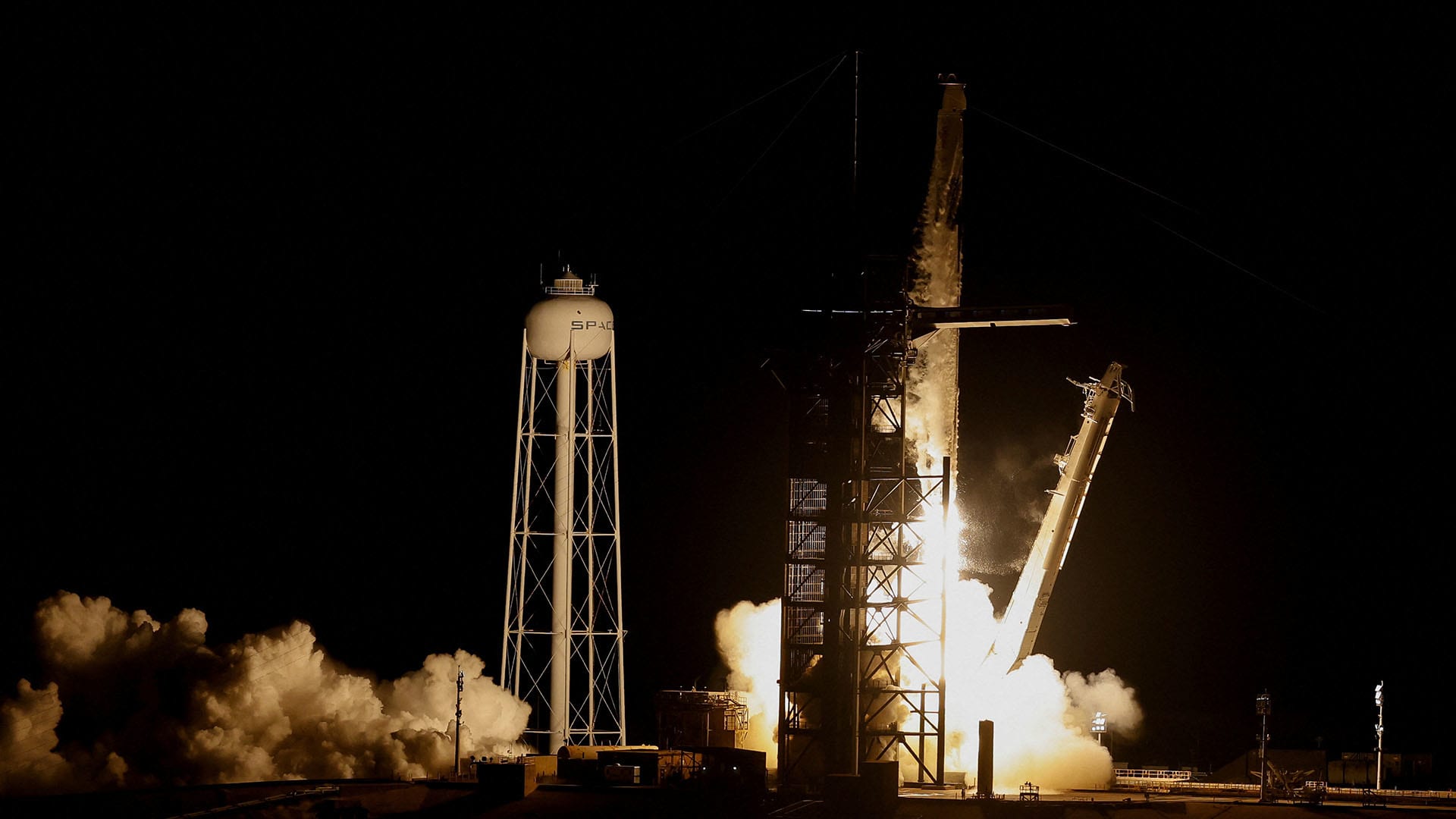 SpaceX launches crew to orbit for NASA