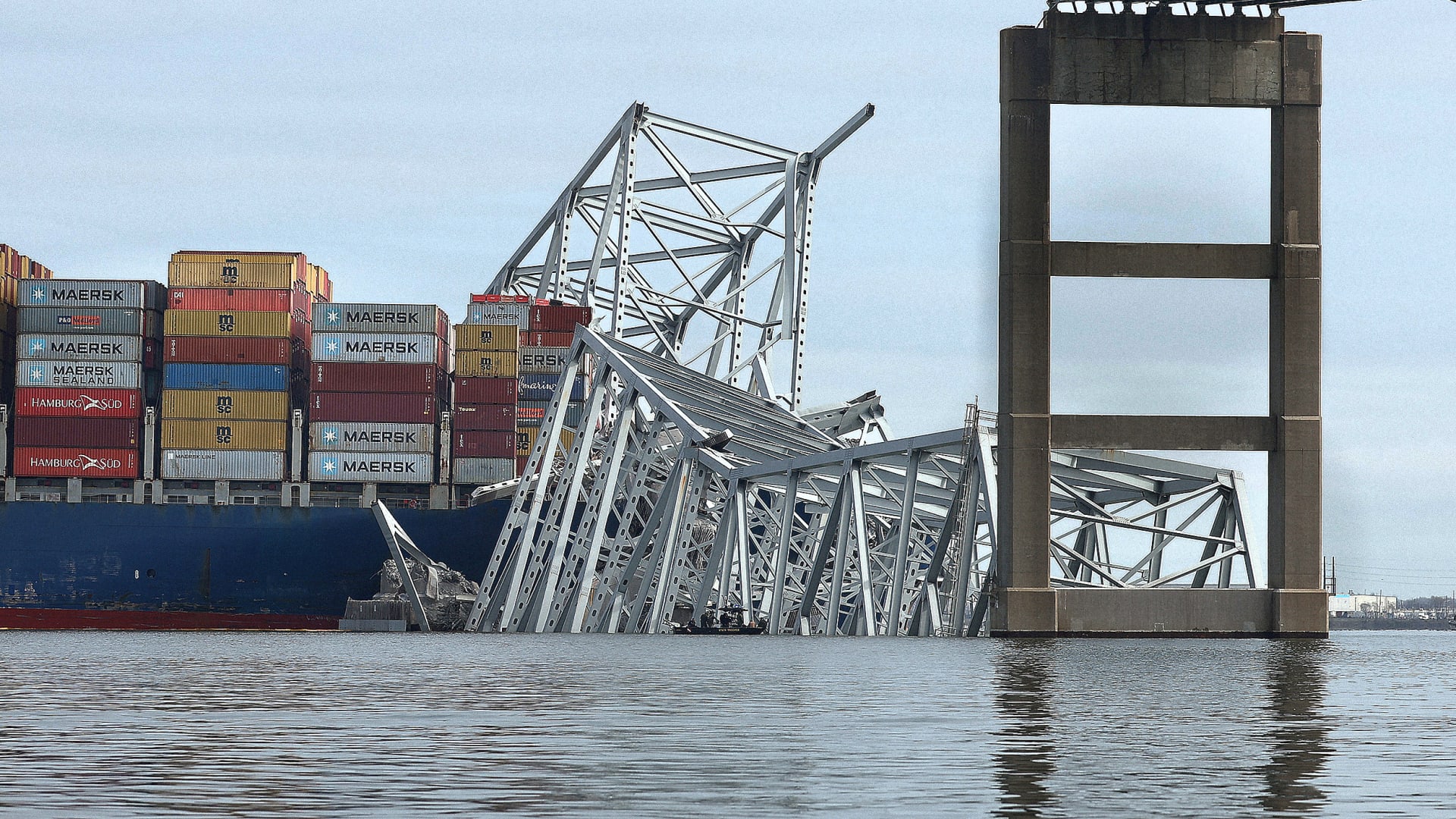 Why did a ship crash into Baltimore's Francis Scott Key bridge?