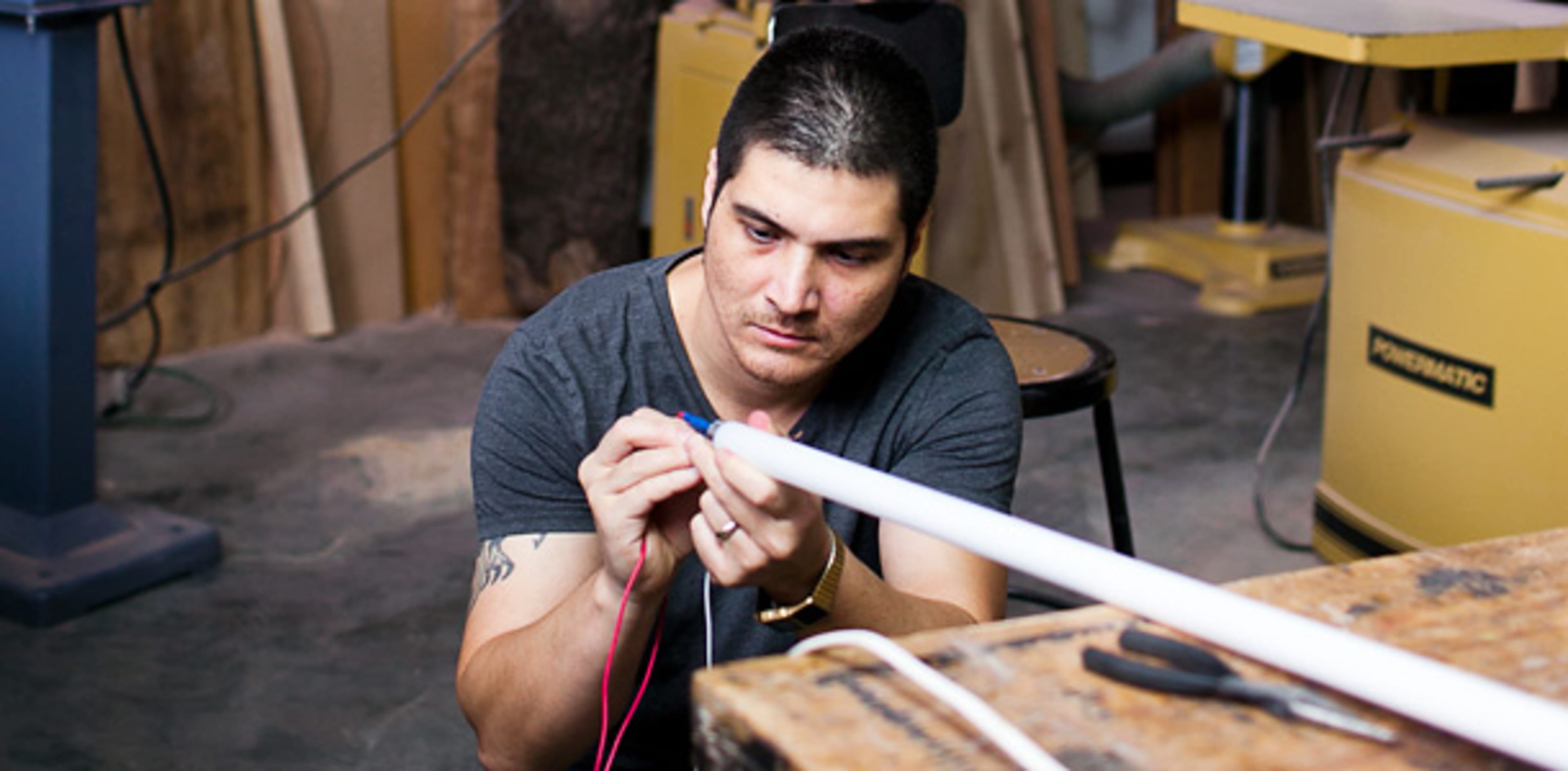 Industrial Designer Christopher Stuart Turns Plasti Dip And Cable Ties ...