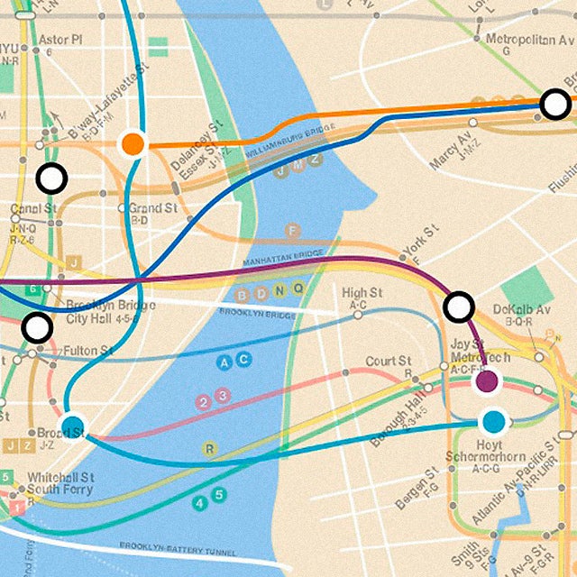 Infographic Of The Day: A Map Of NYC's Lost Subway Lines - Fast Company