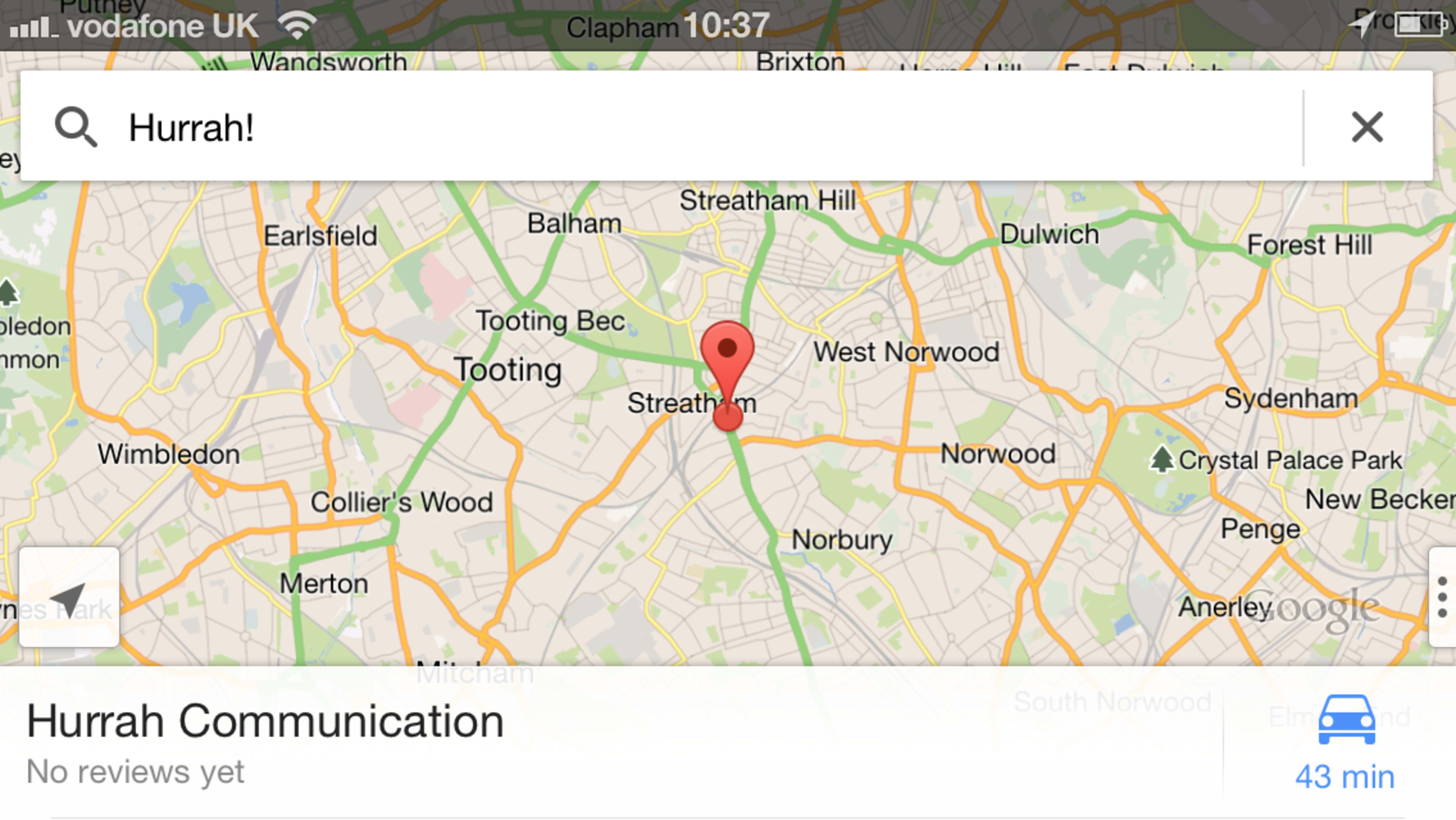 Google Maps Back On Apple Devices As An iOS6 App - Fast Company