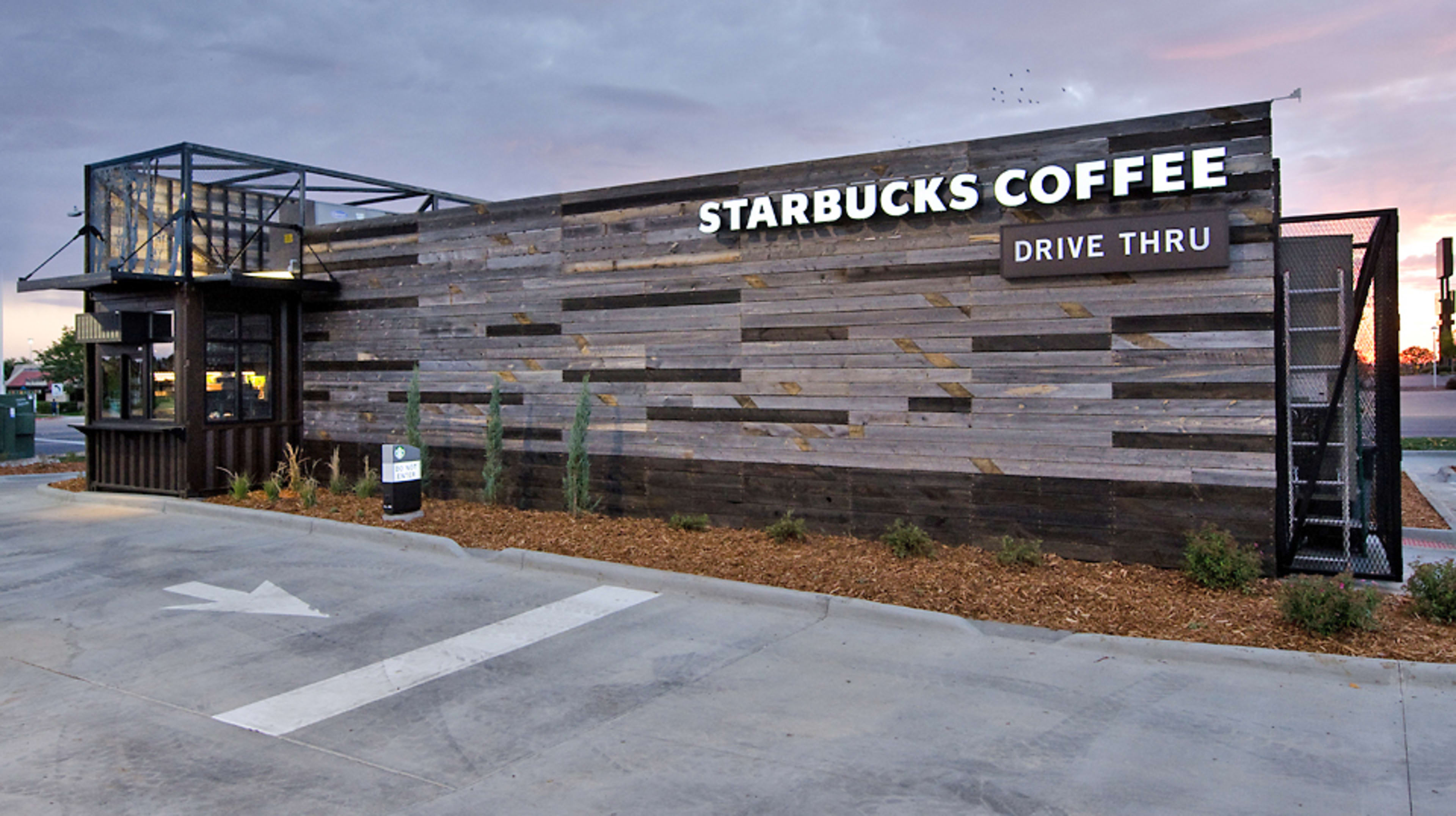 Starbucks Opens More Drive Throughs. Some Are Made of Shipping ...
