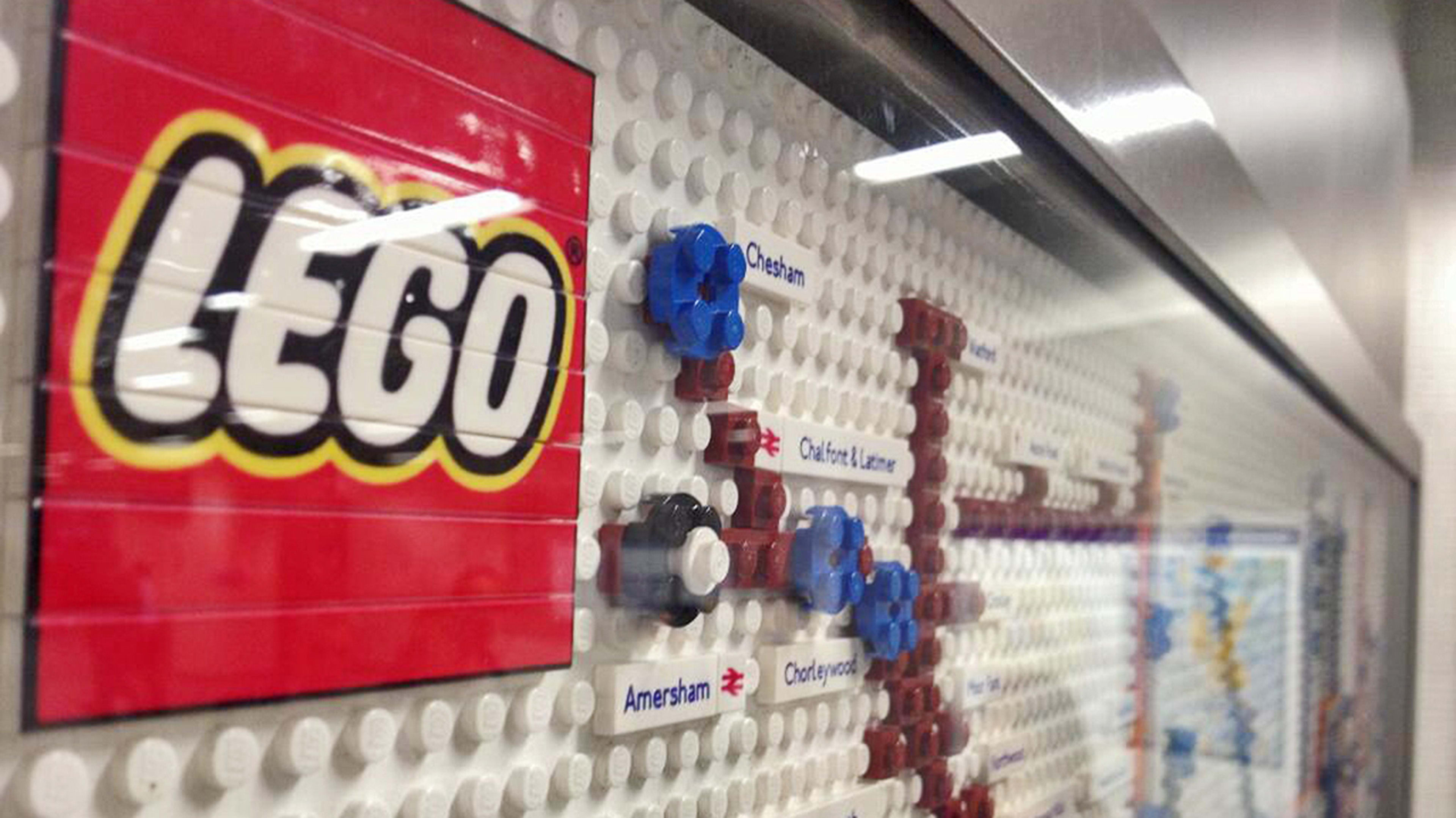London Underground Shows Off Five Tube Maps Made From Lego - Fast Company