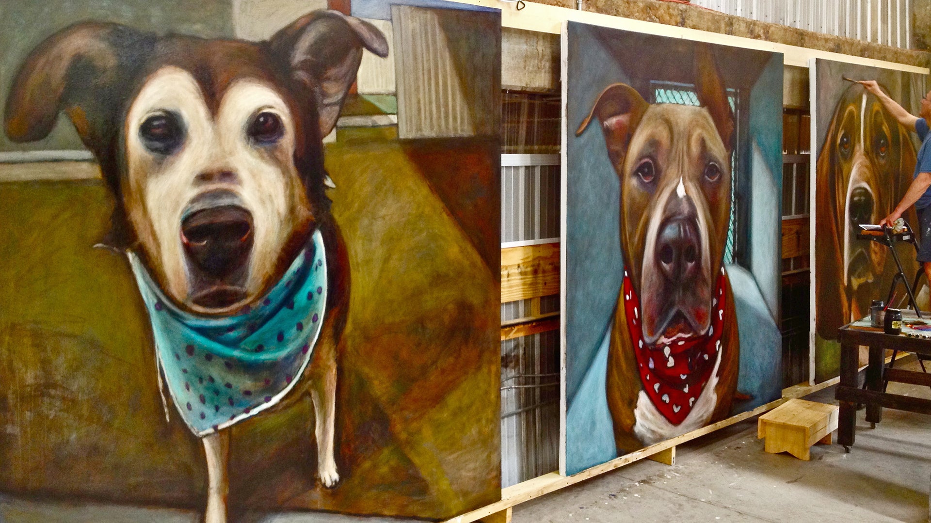 An Artist Paints 5,500 Portraits Of Doomed Dogs And Each One Will Break ...
