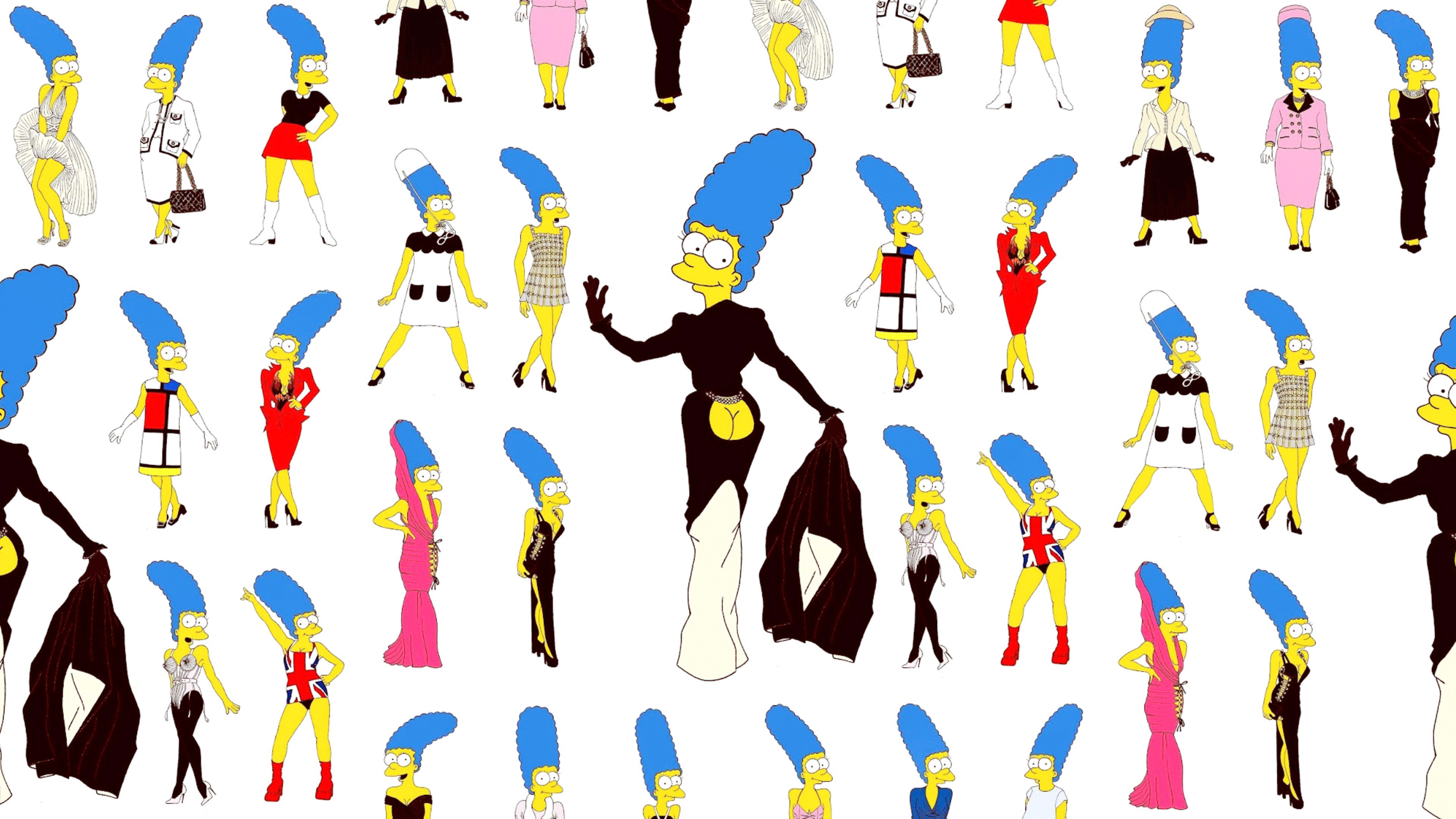 See Marge Simpson As The World's Most Famous Fashion Icons - Fast Company
