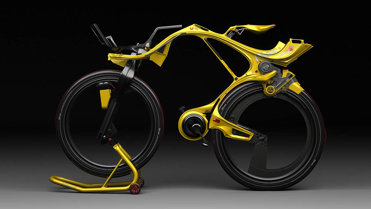 This Crazy Electric Bicycle Looks Like Something A Superhero Would Ride ...
