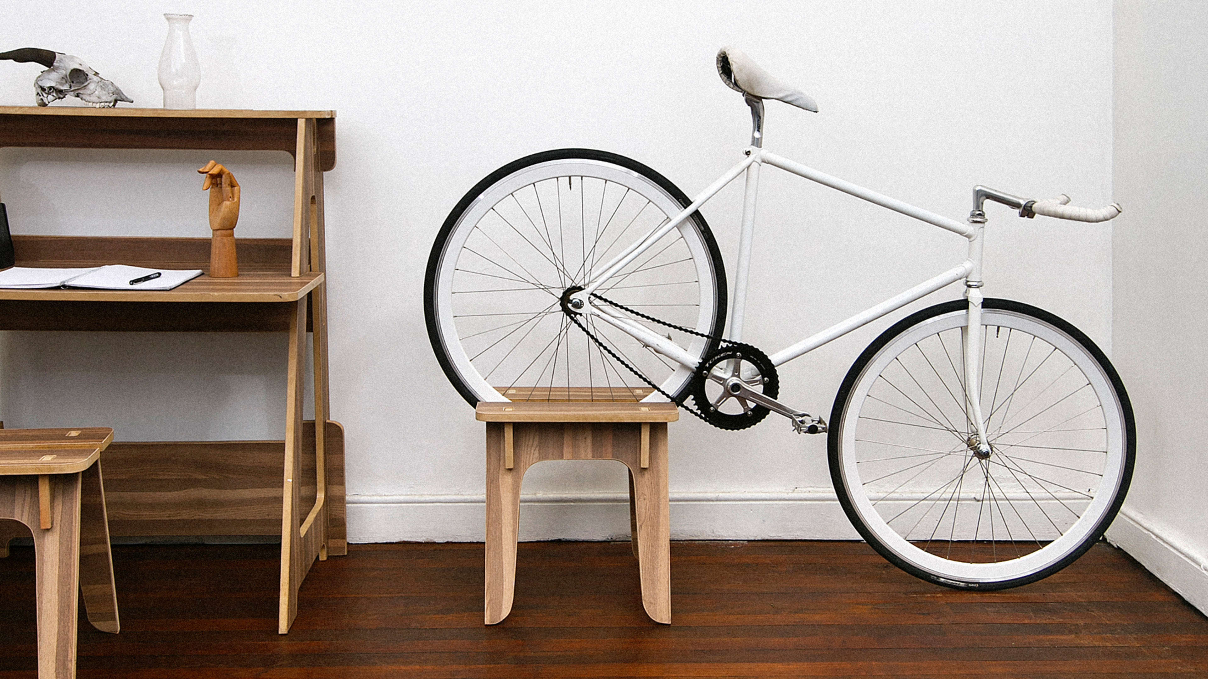 This Sofa, Bookcase, And Desk All Double As Places To Store Your Bike ...