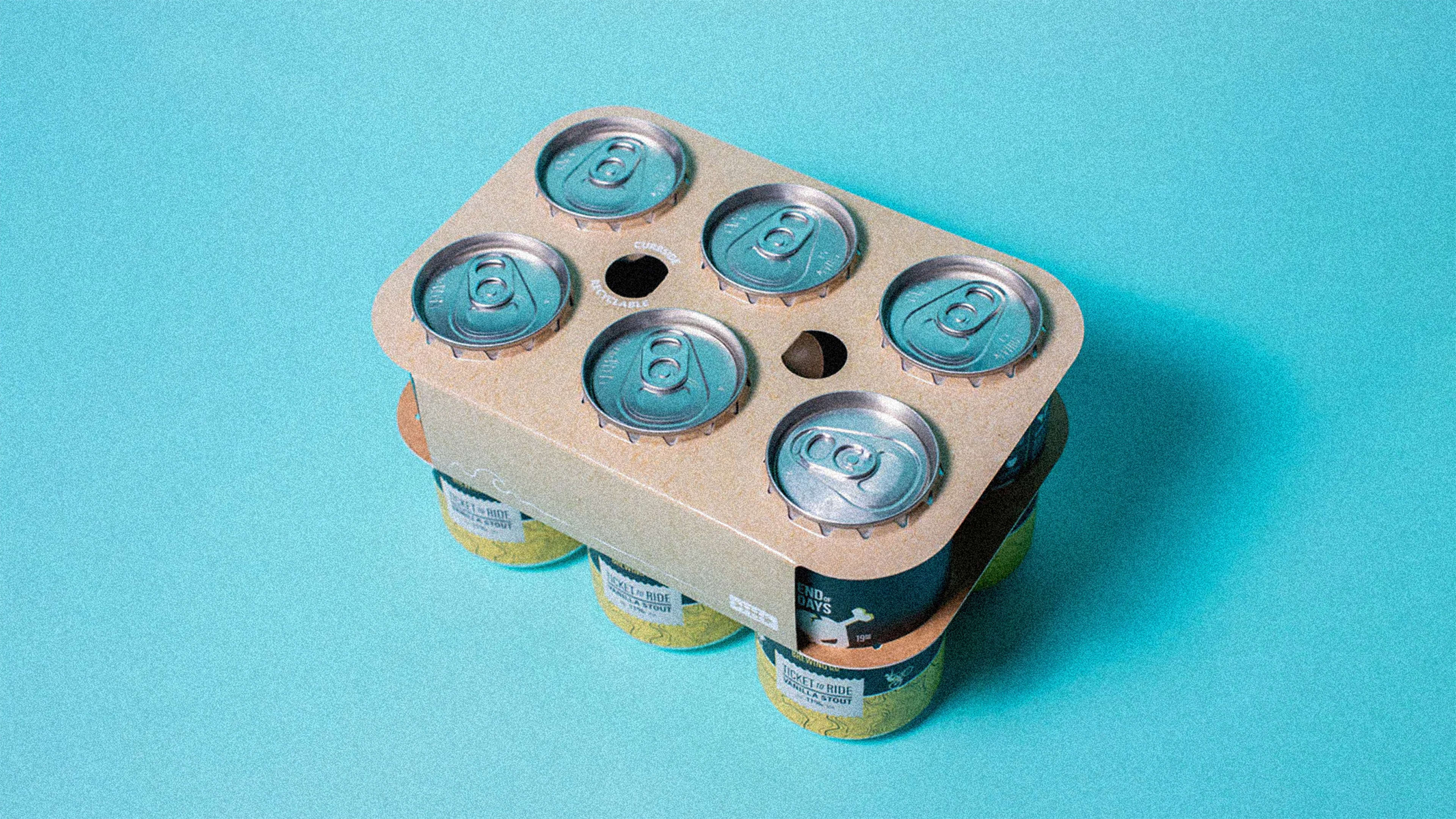 This simple solution could finally get rid of plastic six-pack rings ...