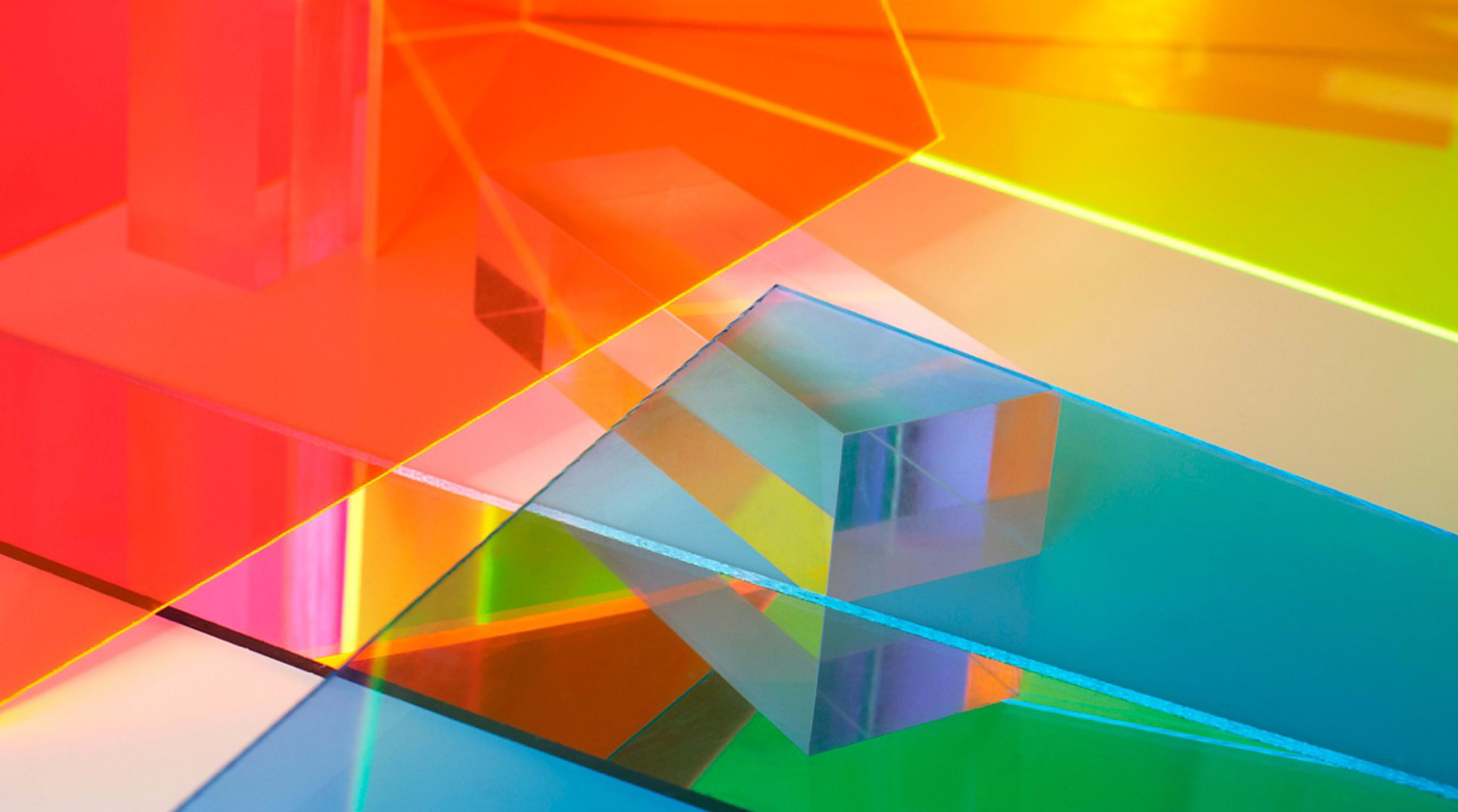 Floating Neon Color Fields, Made From Plastic - Fast Company