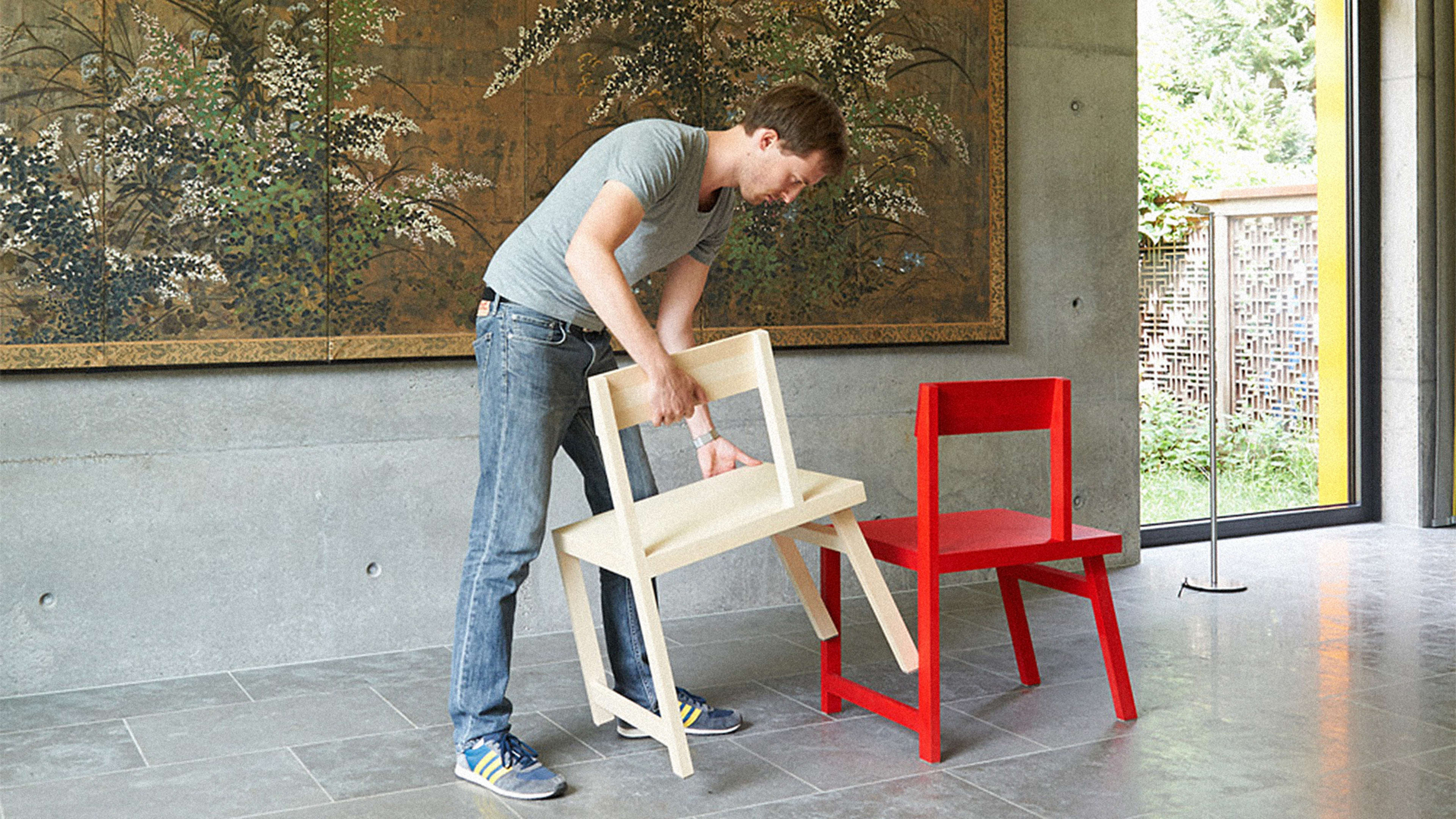 Peep These Side Chairs That Cleverly Transform Into A Bench - Fast Company
