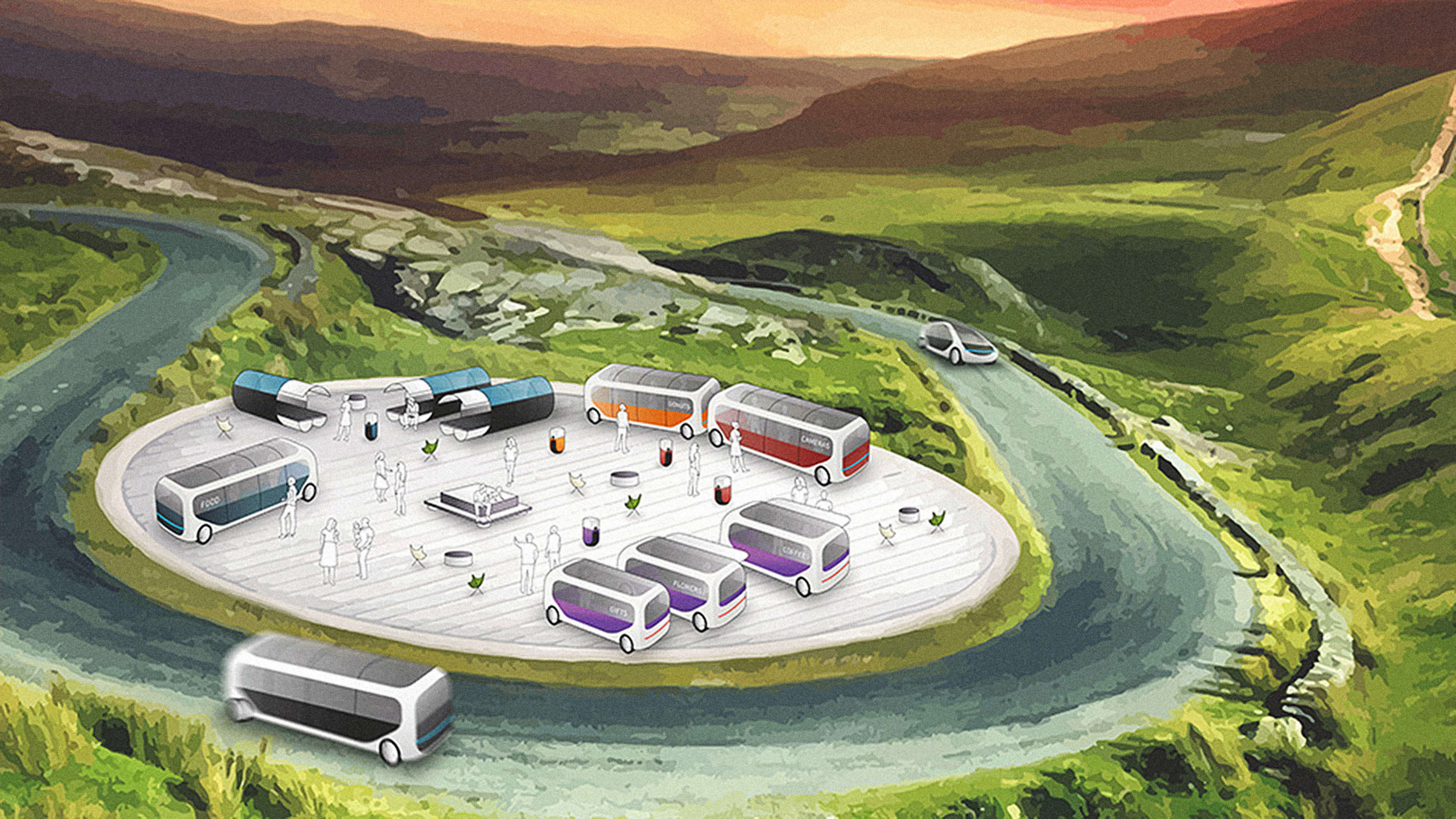 These Self-Driving Cars Assemble Into Moving Towns - Fast Company