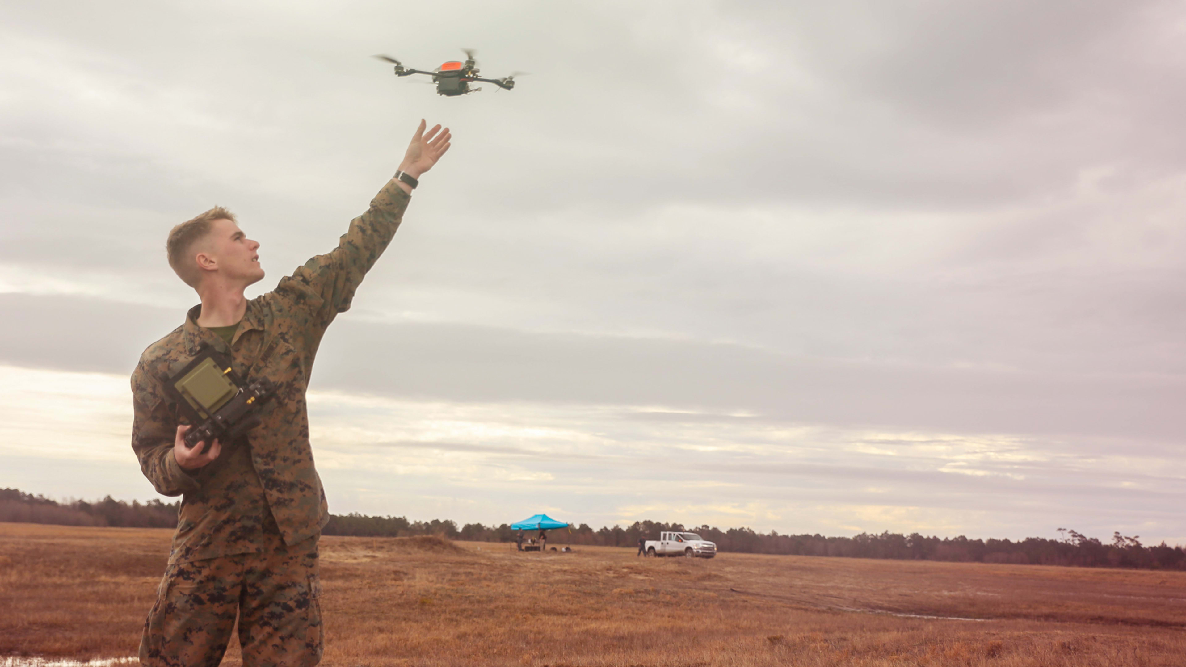 The Marines can use small drones to surveil the battlefield - Fast Company