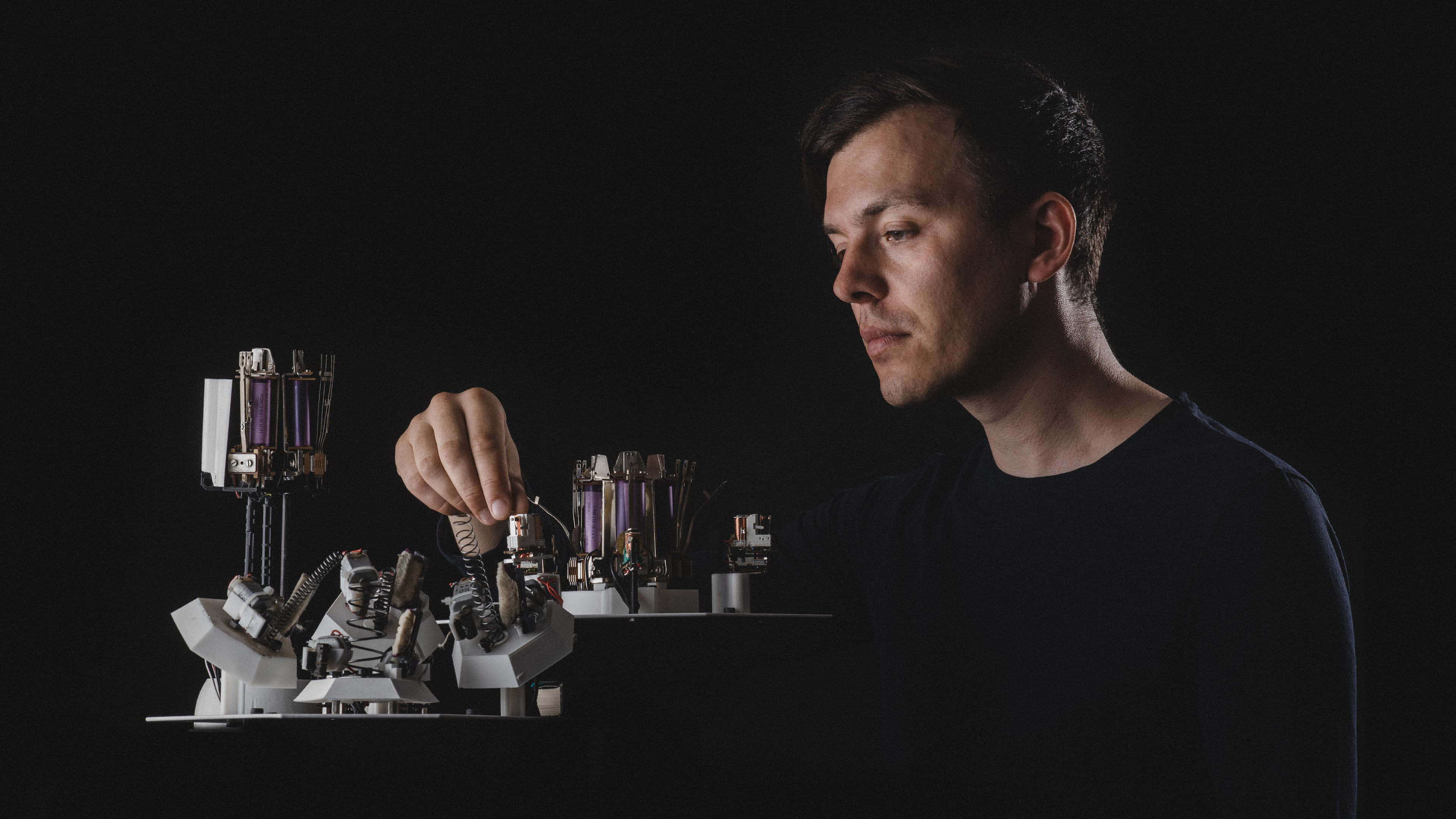 To upgrade techno, this engineer plays his own robots - Fast Company