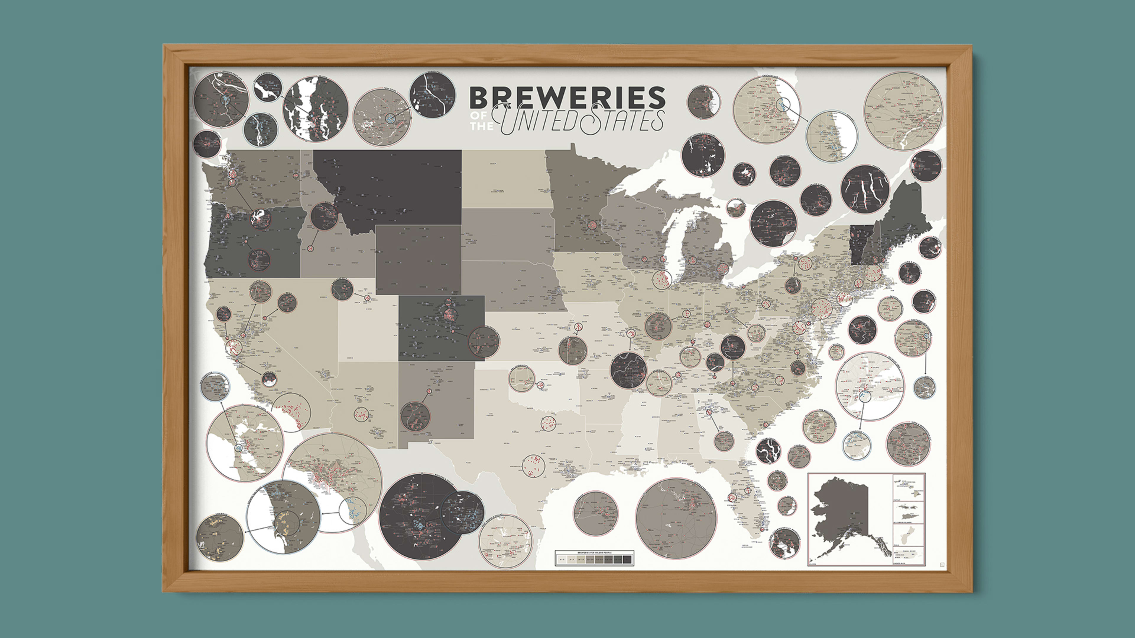 Behold the most complete map of American breweries ever - Fast Company