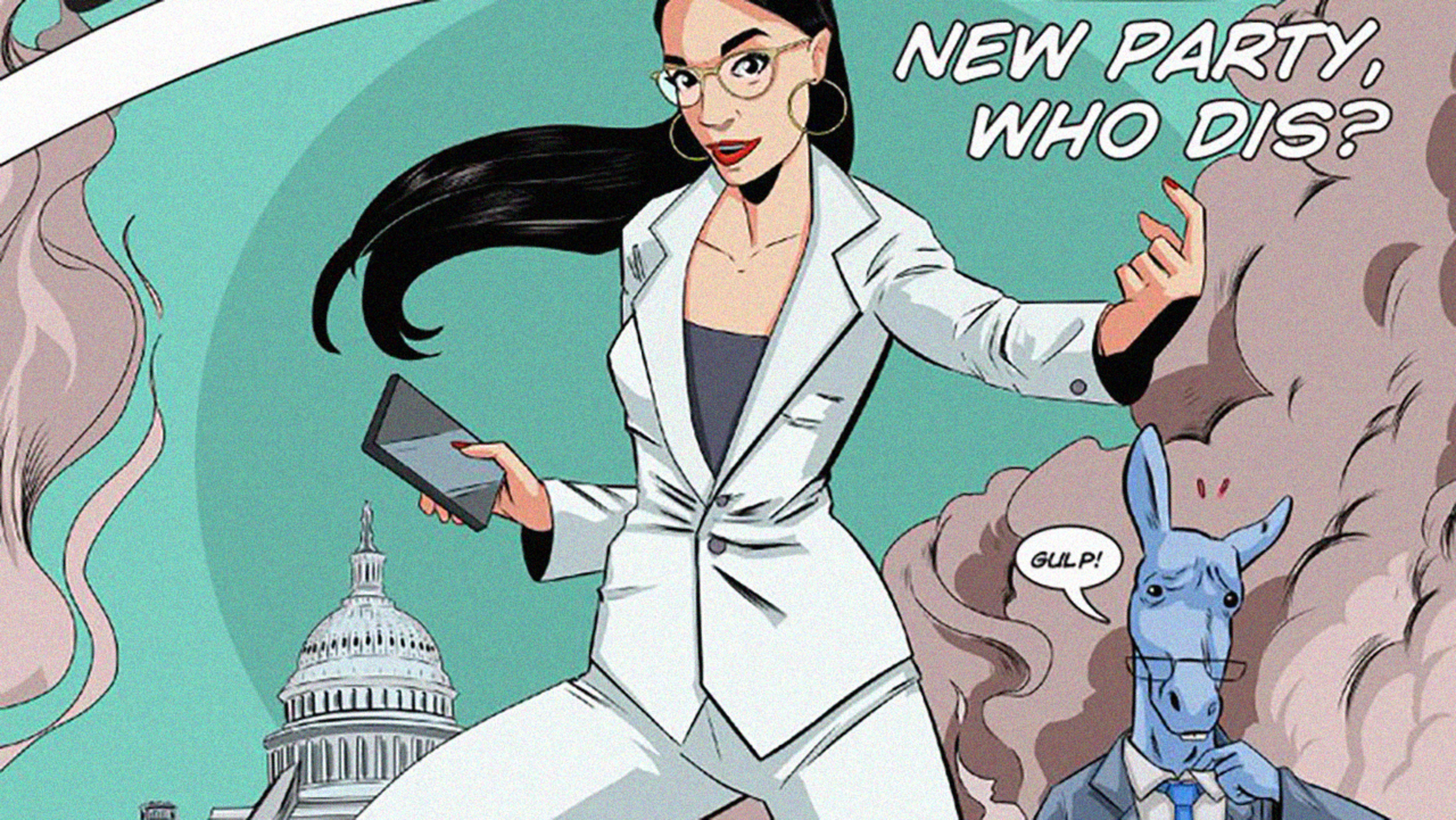 New comic book draws Alexandria Ocasio-Cortez as a literal superhero ...