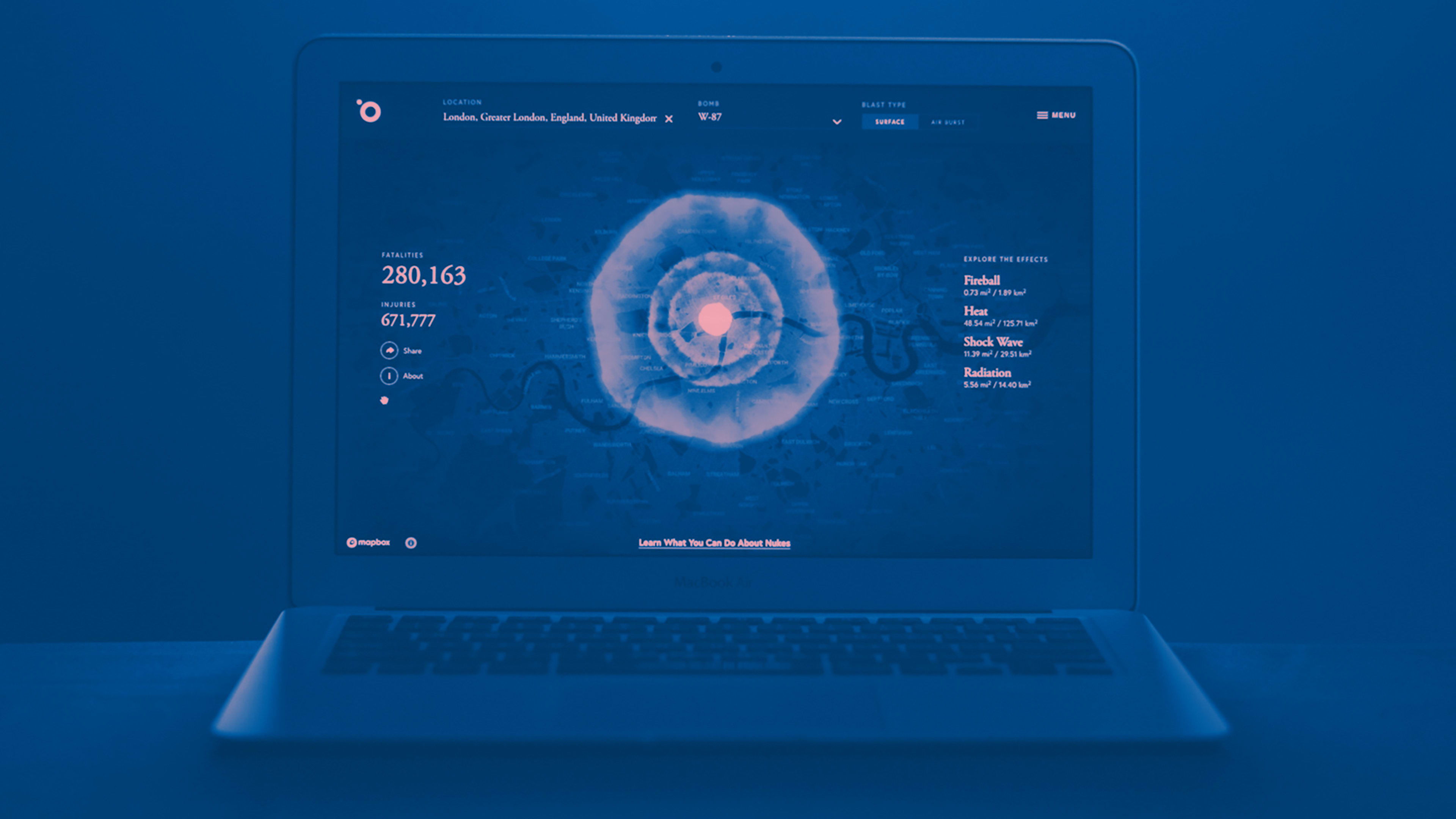 This horrifying graphic lets you see the destruction from a nuclear ...