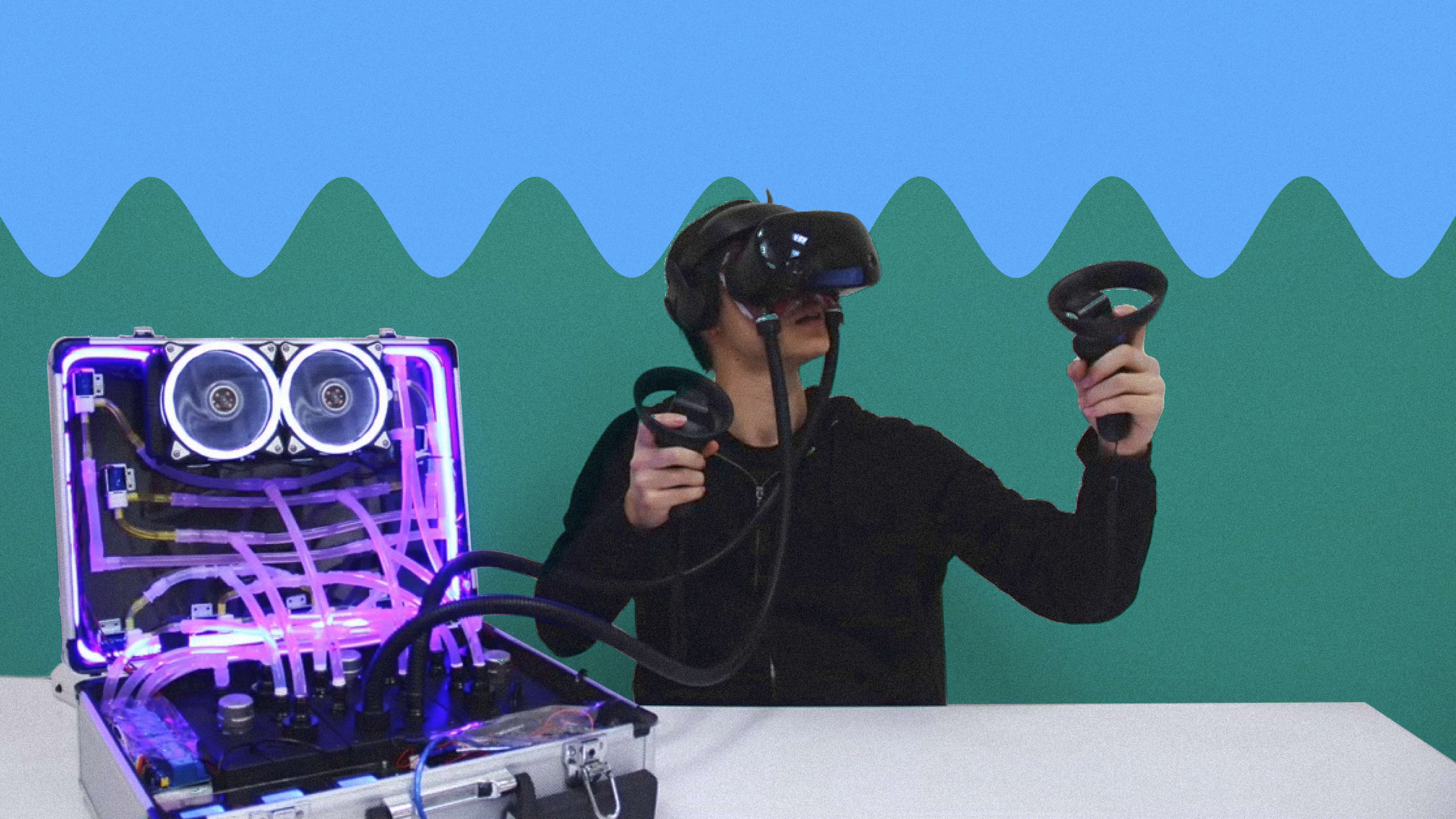 The latest thing in VR? A face mask that makes it feel like you're ...