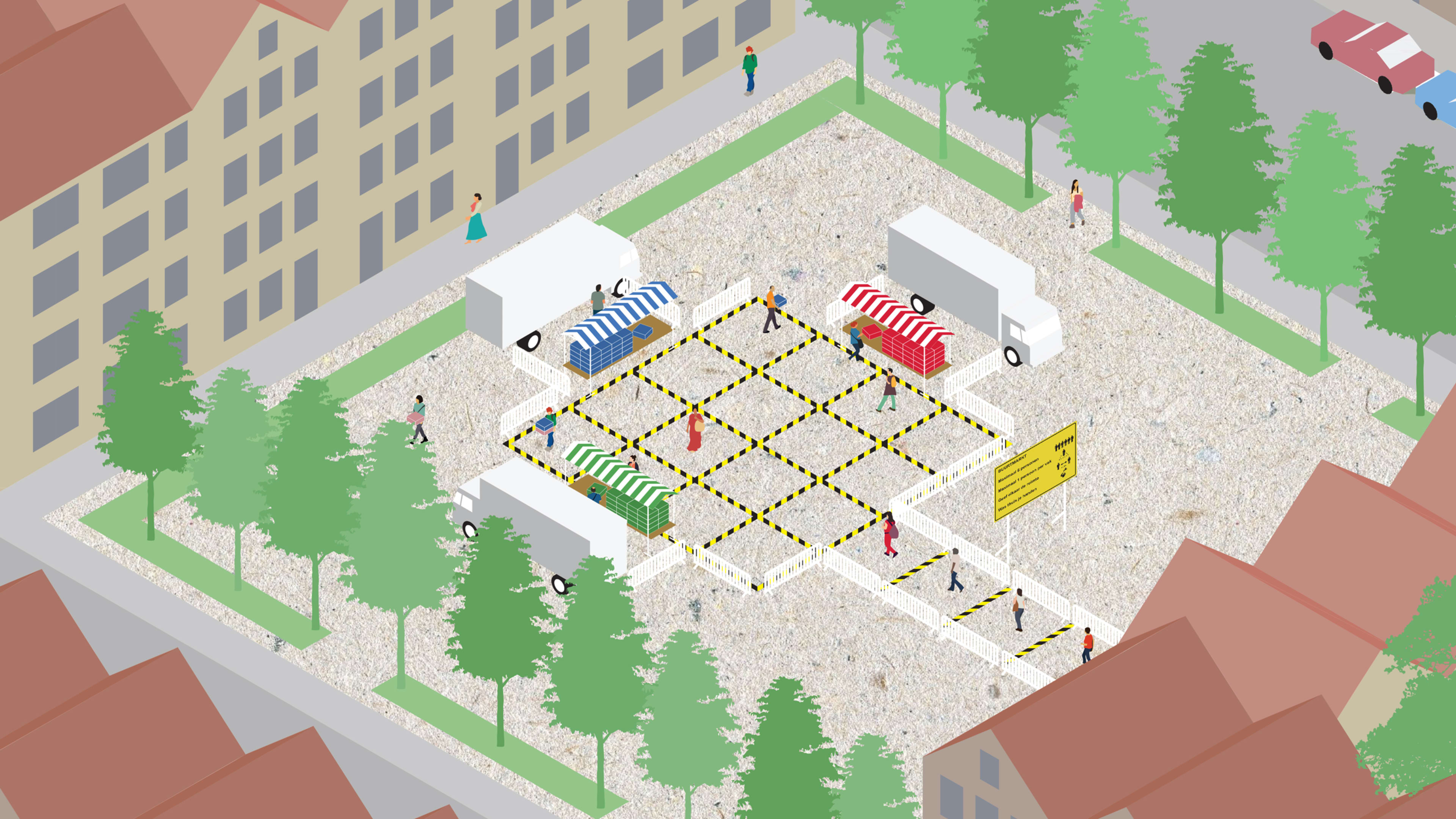 Could this market design be the future of social-distance food shopping ...