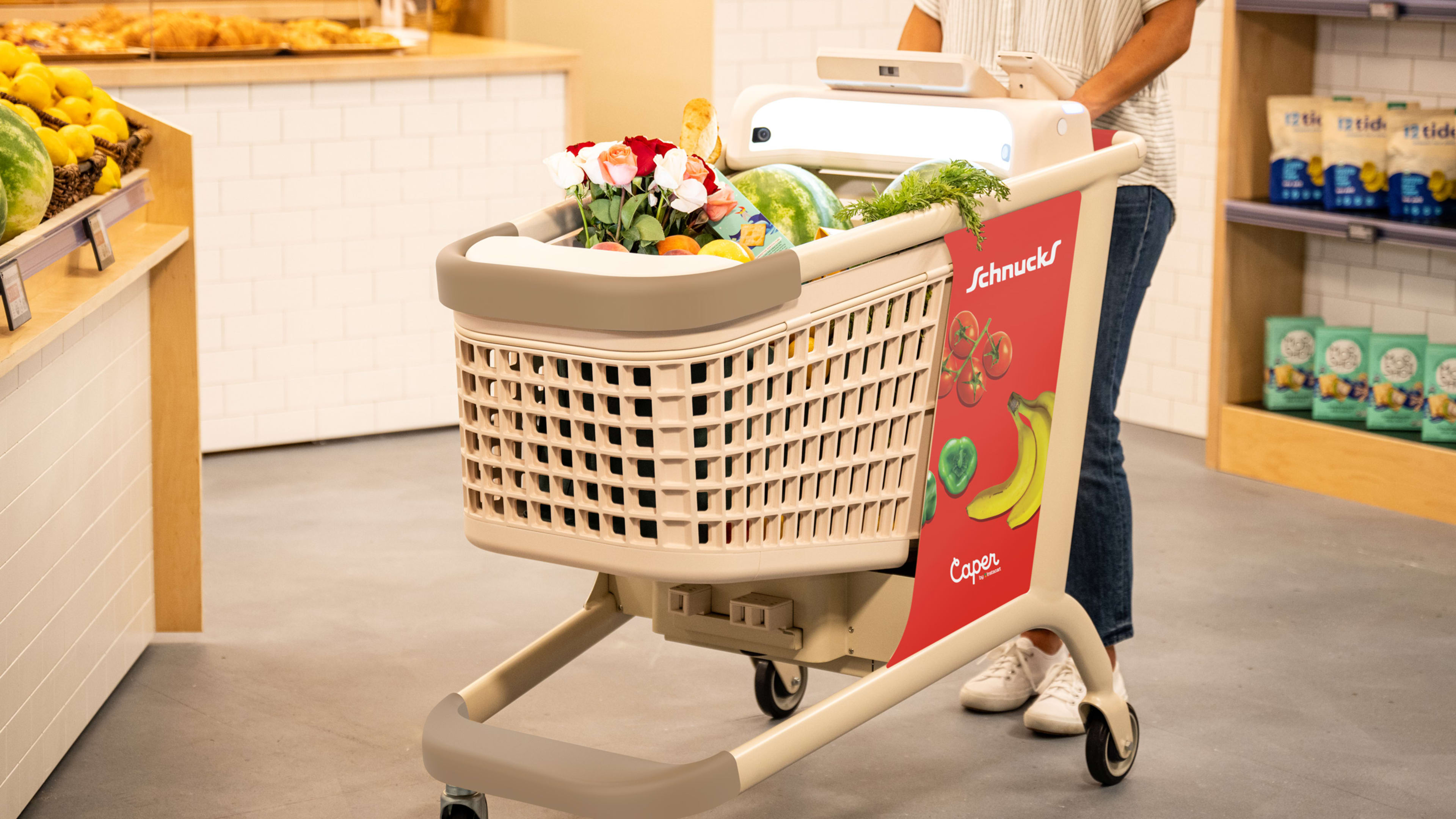 Schnucks is betting on the future of Instacart's smart grocery carts