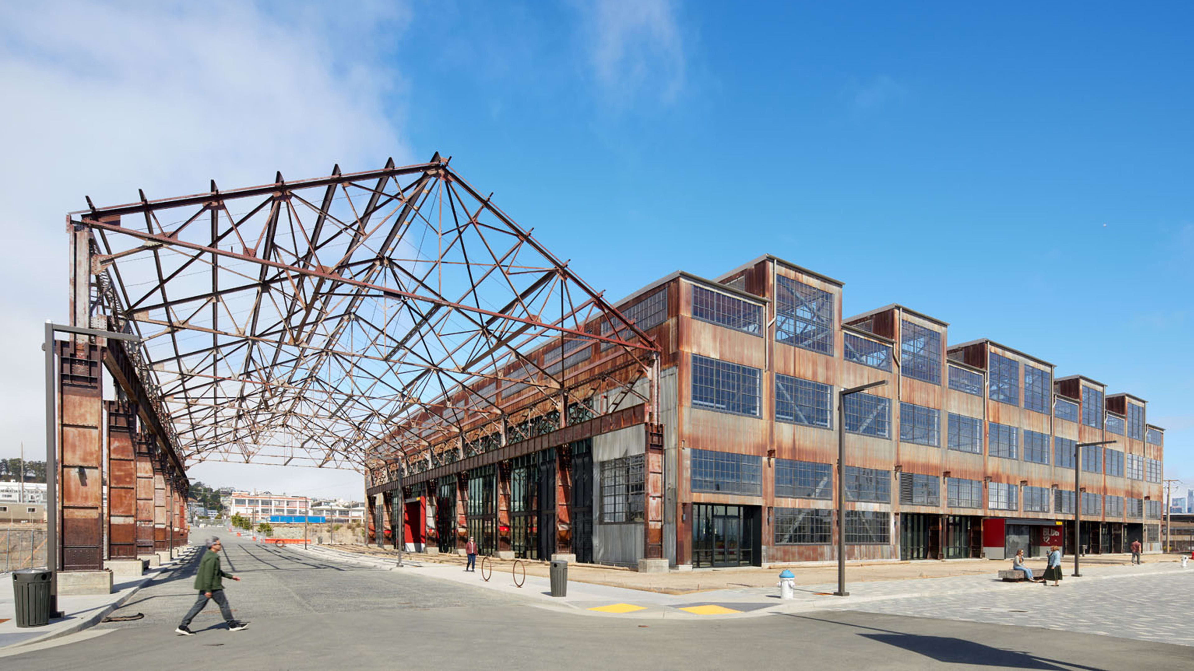 San Francisco new Pier 70 development is anchored by an old warehouse