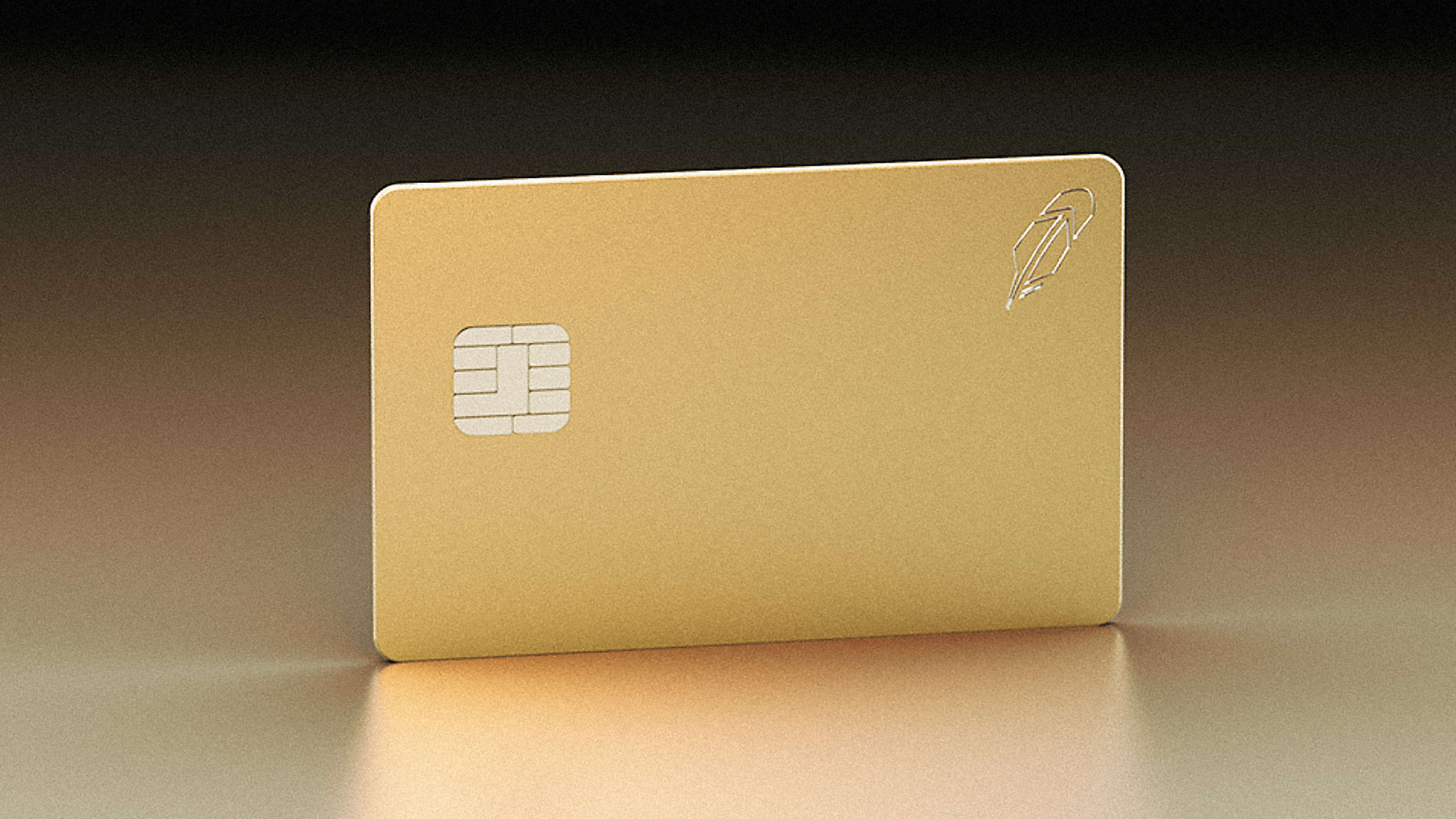 Robinhood has a new credit card—and it's actually made of gold