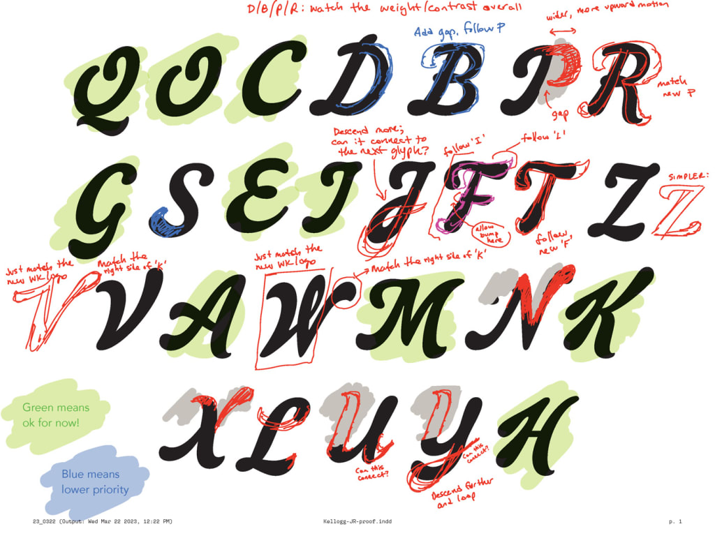 Kellogg's new custom typeface is a tasty take on its classic logo