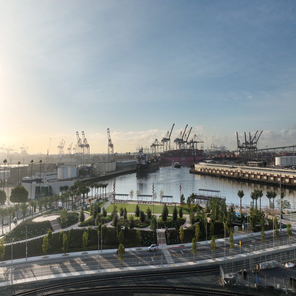 The Port of L.A.'s just got an idyllic waterfront park - Fast Company