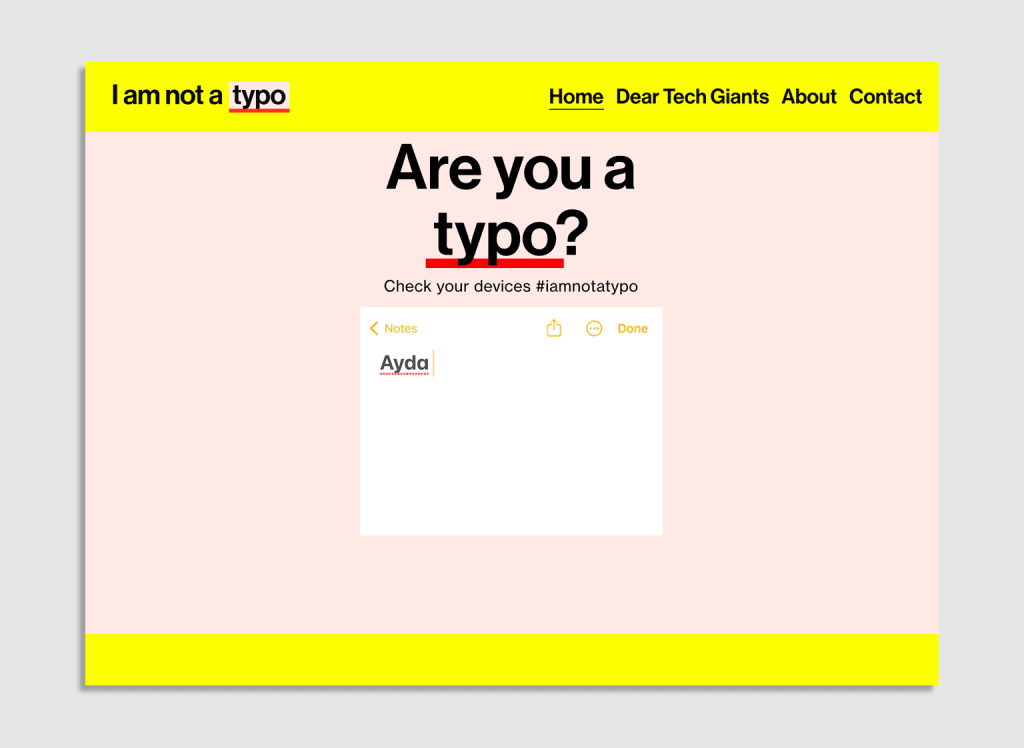 'I Am Not a Typo' calls out Big Tech for autocorrecting ethnic names