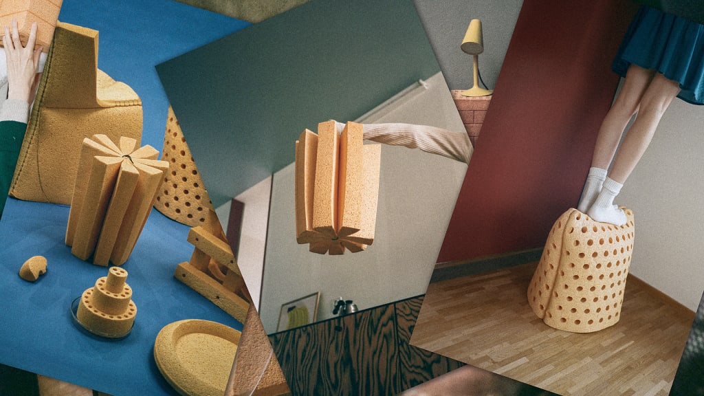 This magical sponge furniture grows when you dunk it in water - Fast ...